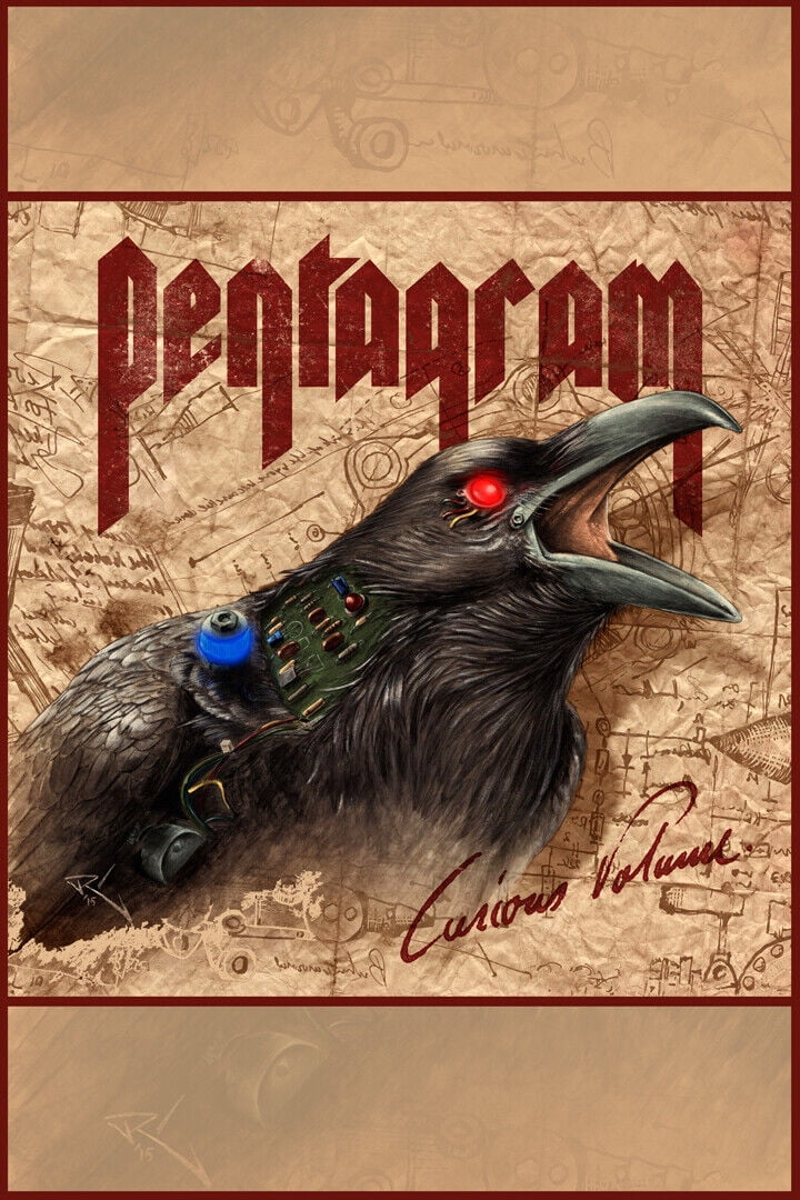 POSTER Pentagram Curious Volume Heavy Metal Band Art Wall Room Poster ...