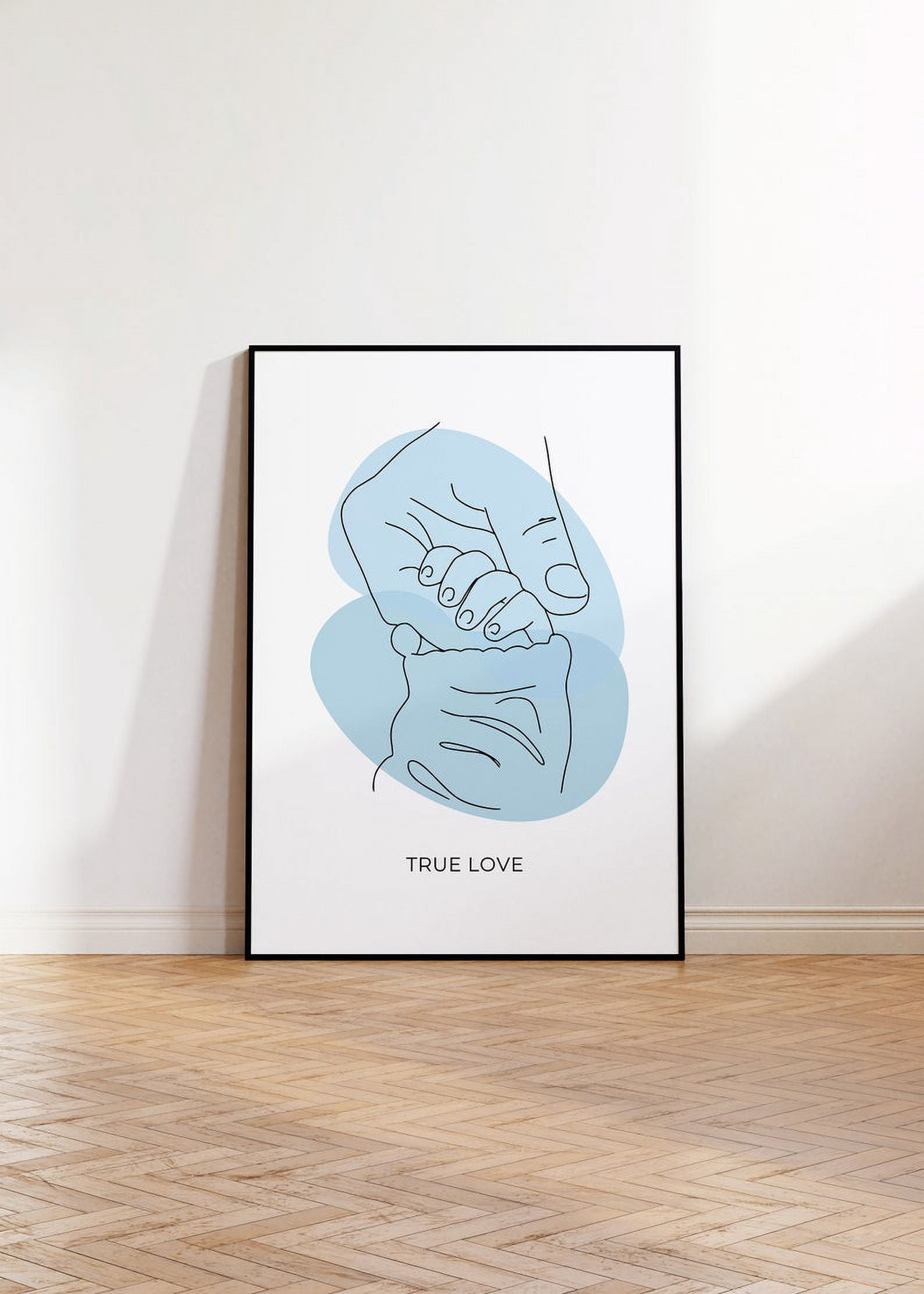 POSTER Personalisierbares One line art Poster | Family line art ...