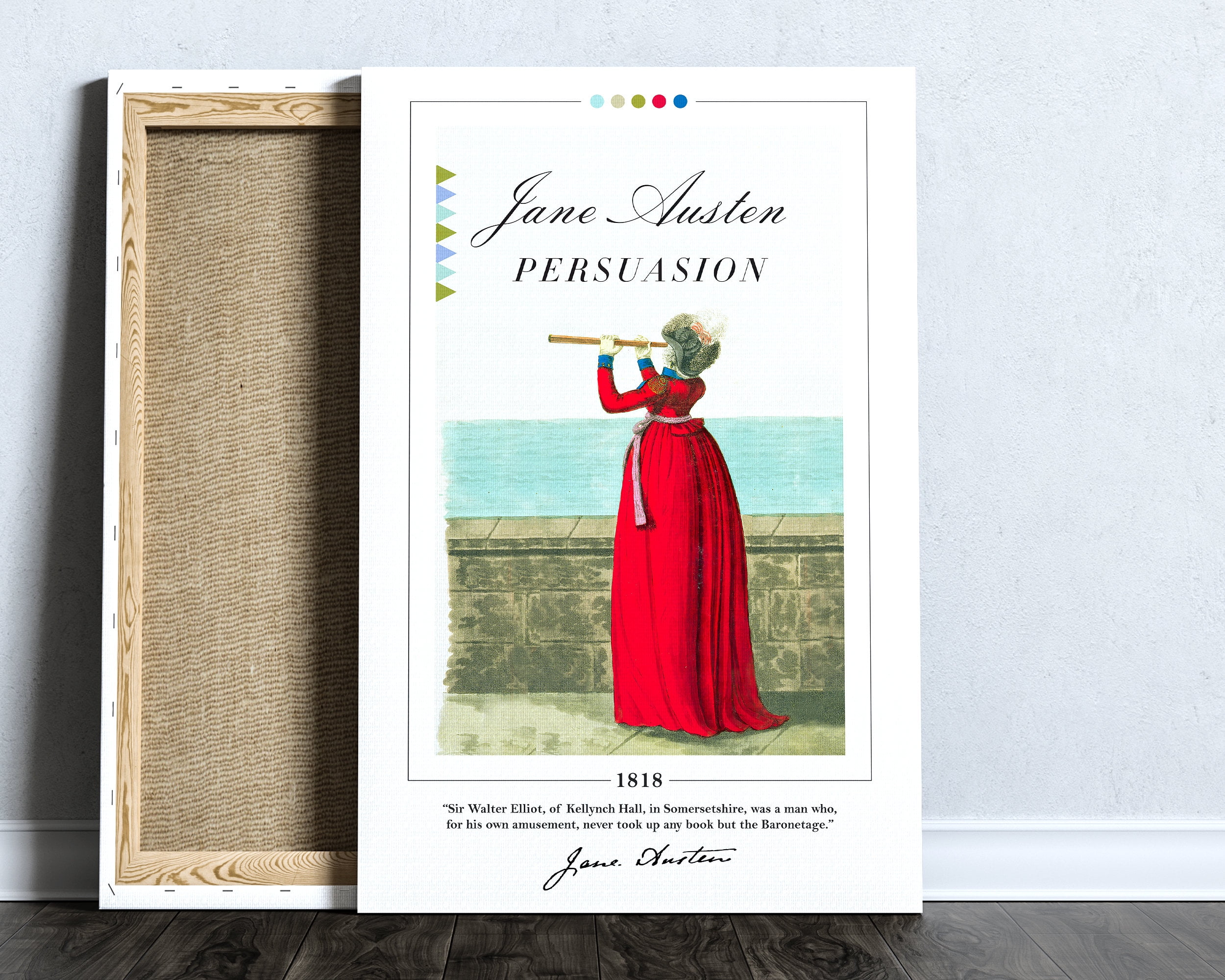 POSTER Persuasion Book Cover Poster | Jane Austen, Persuasion Poster ...