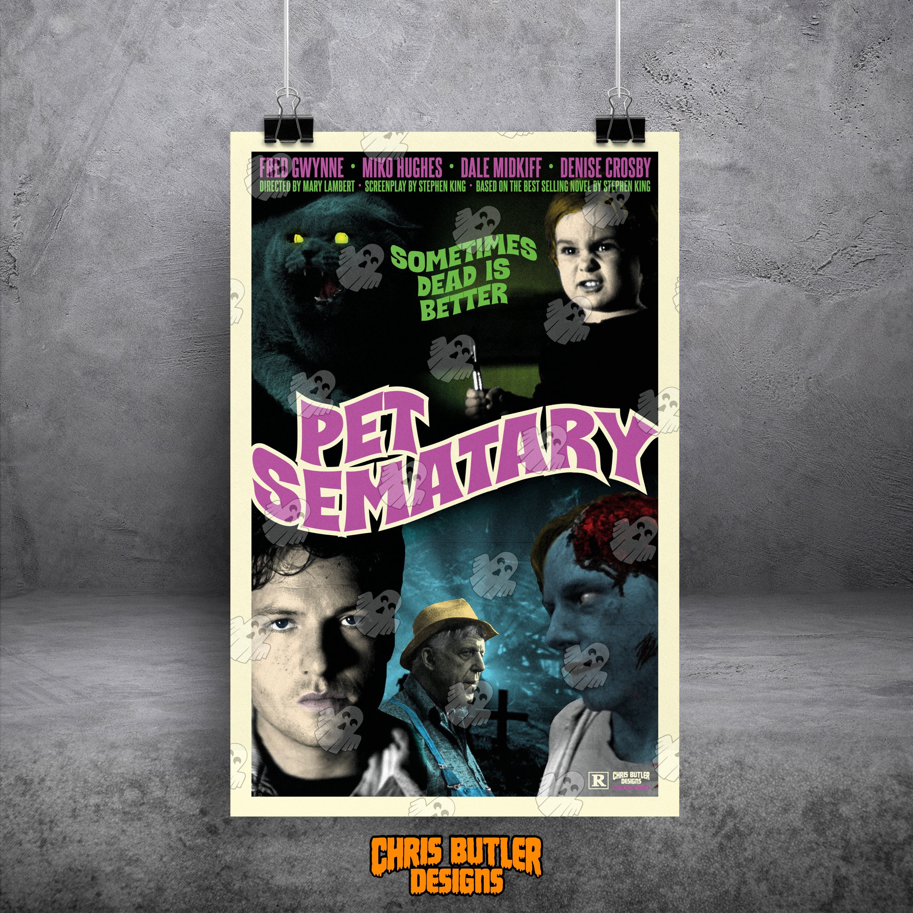 POSTER Pet Sematary (Classic Series 5) Movie Poster-UNFRAMED - Walmart.com