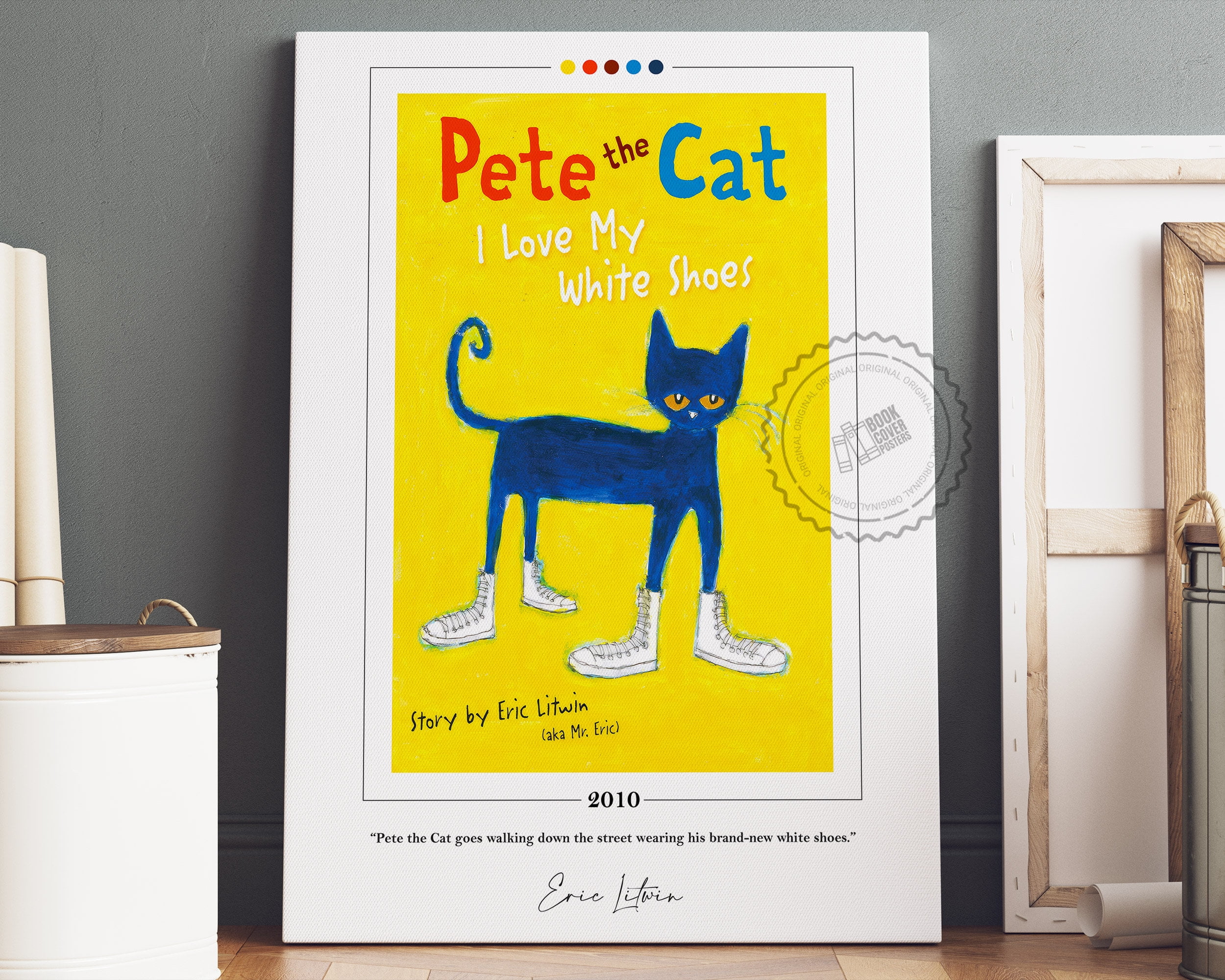POSTER Pete the Cat Book Cover Poster | Eric Litwin, Pete the Cat ...