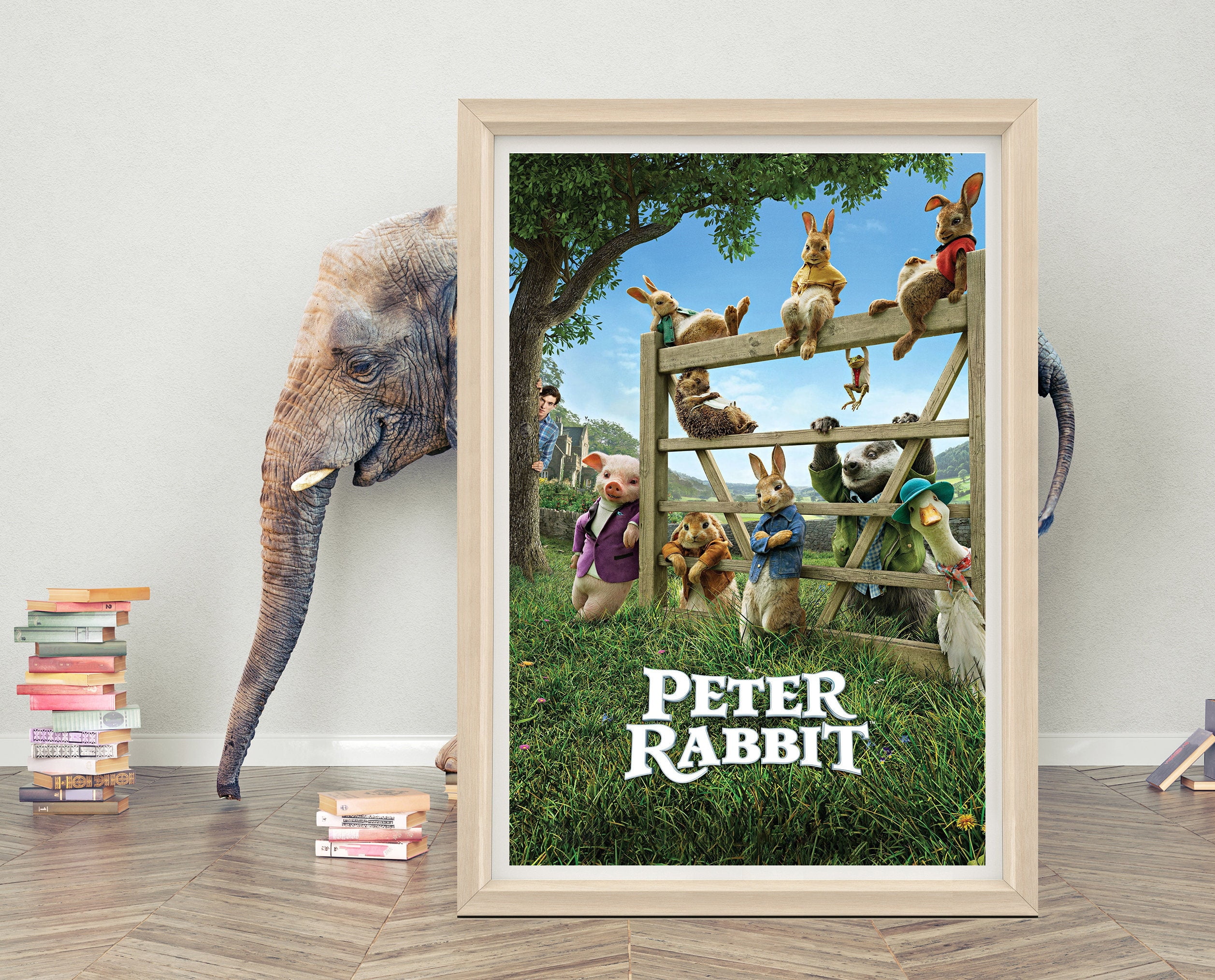 POSTER Peter Rabbit (2018) Movie Poster Wall Art | 2023 Minimalist ...