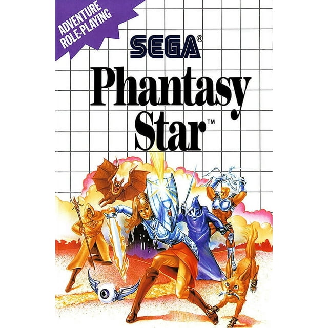 POSTER Phantasy Star Sega Master Box Art Premium POSTER MADE IN USA ...
