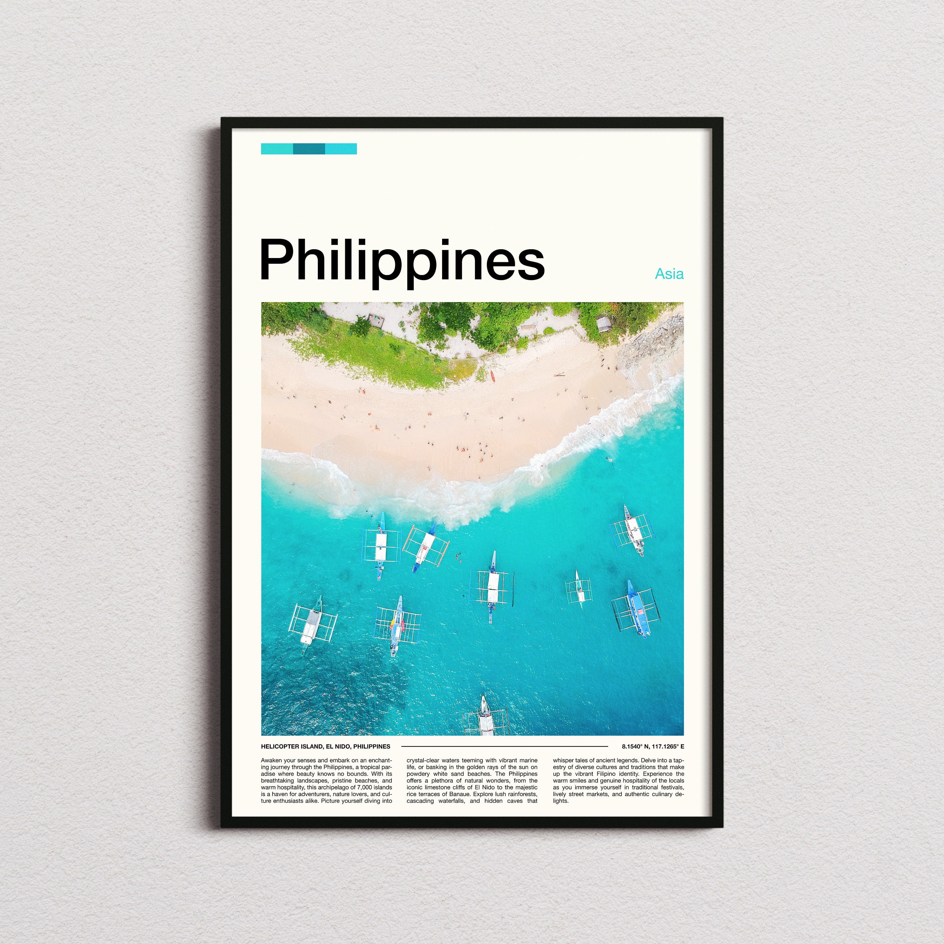POSTER Philippines Print, Philippines Poster, Philippines Wall Art ...
