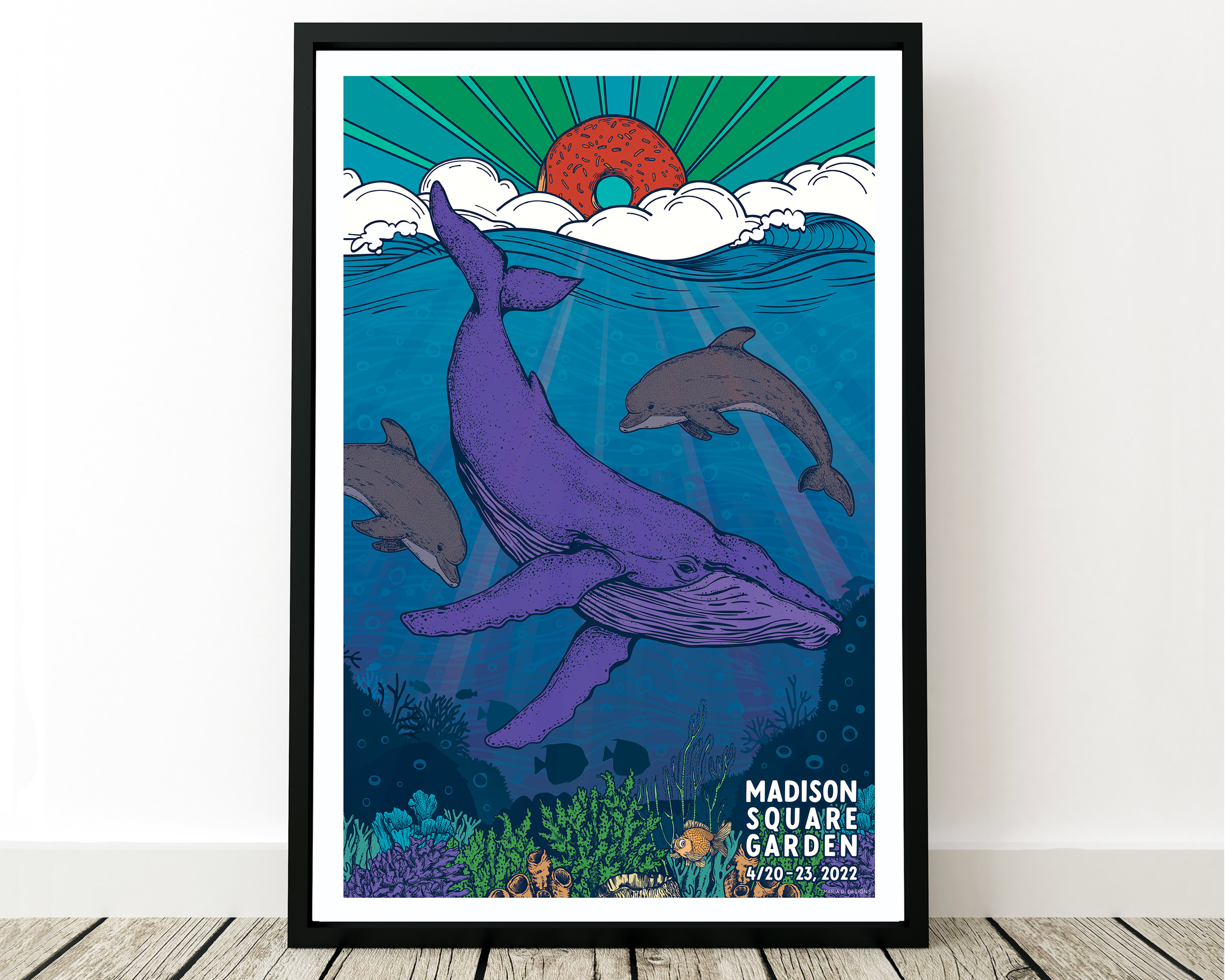 POSTER Phish Poster - Madison Square Garden, New York City 2022, Phish MSG Print, Phish Wall Art ...