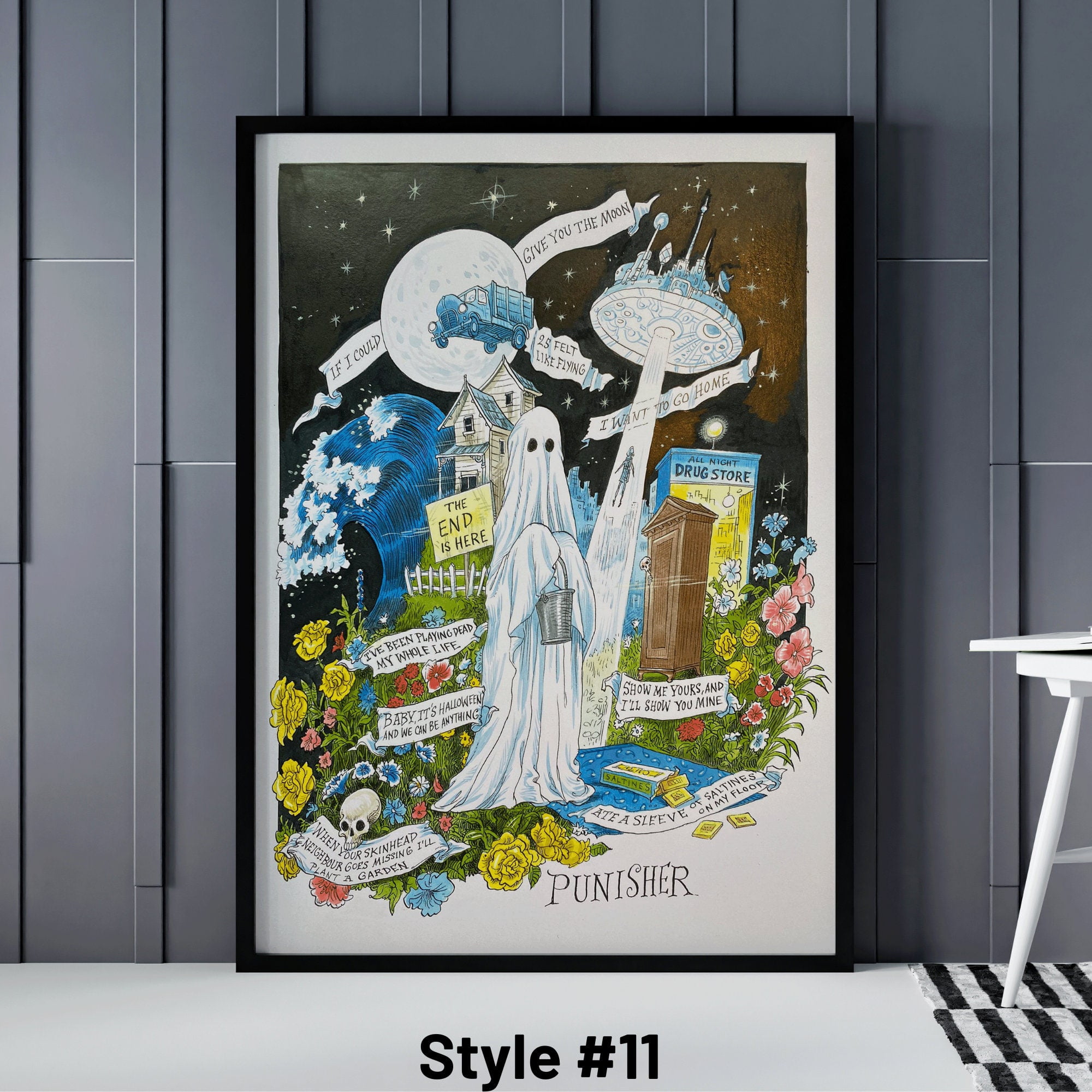 POSTER Phoebe Bridgers Punisher Poster, Different Phoebe Bridgers ...