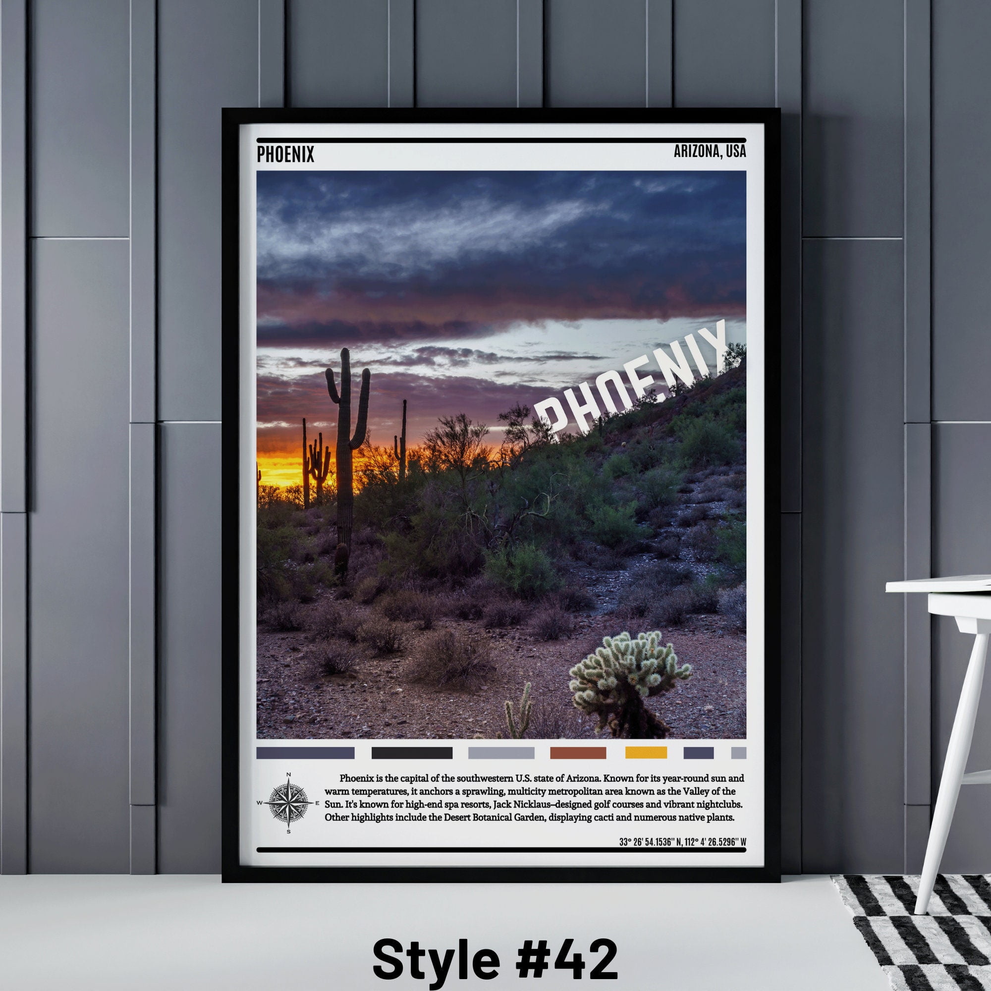 POSTER Phoenix Poster , Arizona Poster Print, Phoenix Photo, Phoenix ...