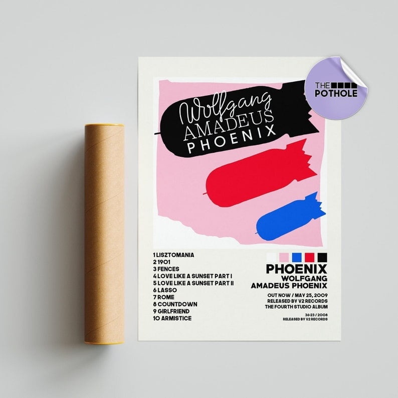 POSTER Phoenix Posters / Wolfgang Amadeus Phoenix / Phoenix / Album Cover Poster, Poster Print ...