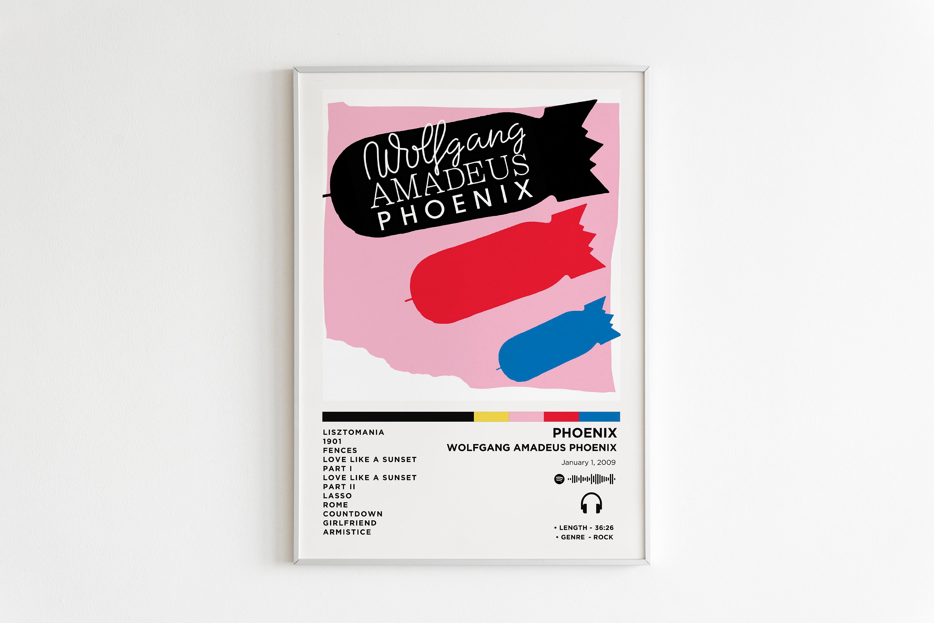 POSTER Phoenix - Wolfgang Amadeus Phoenix Album Poster / Album Cover ...