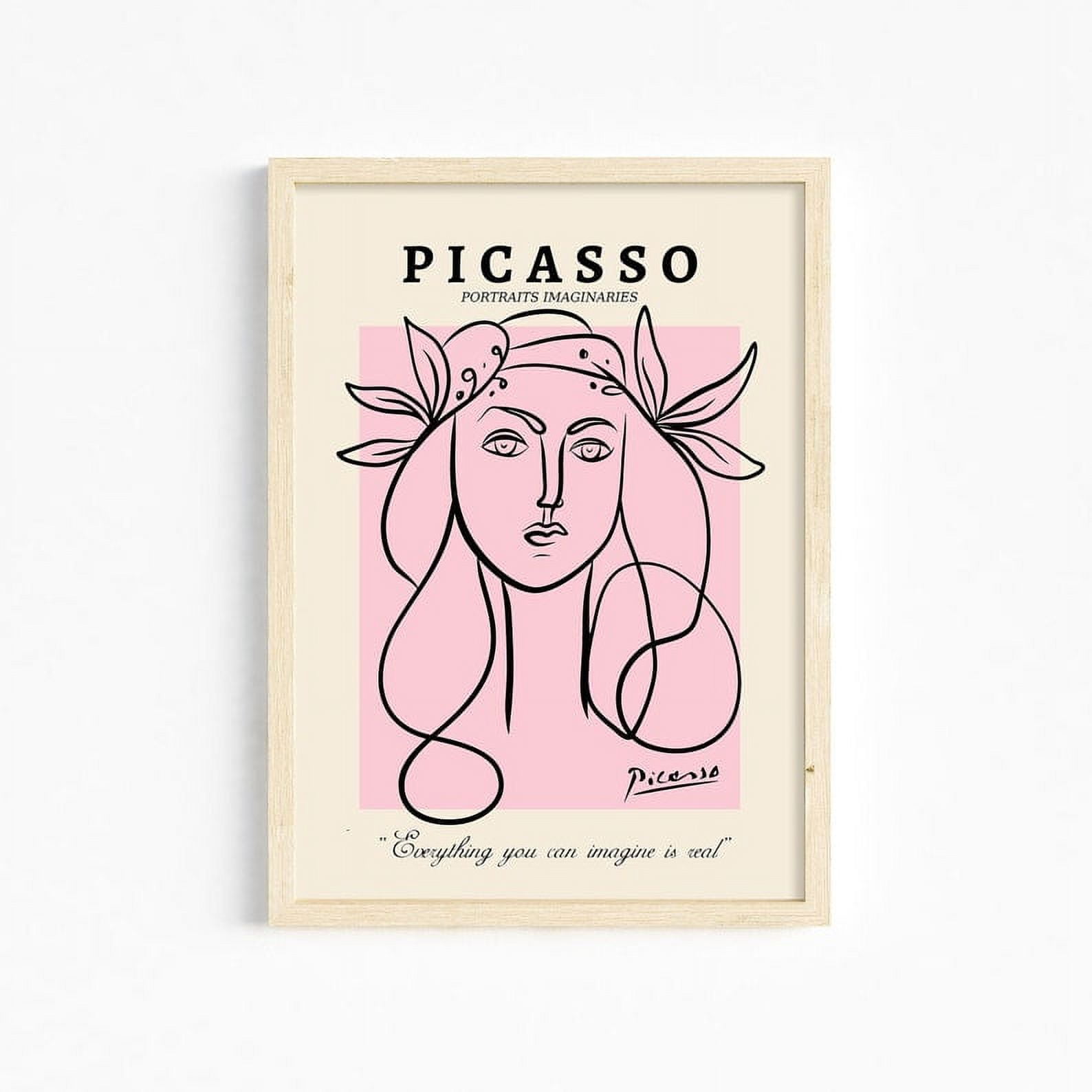 POSTER Picasso One Line Drawing, Picasso Print, Picasso Poster, Picasso ...