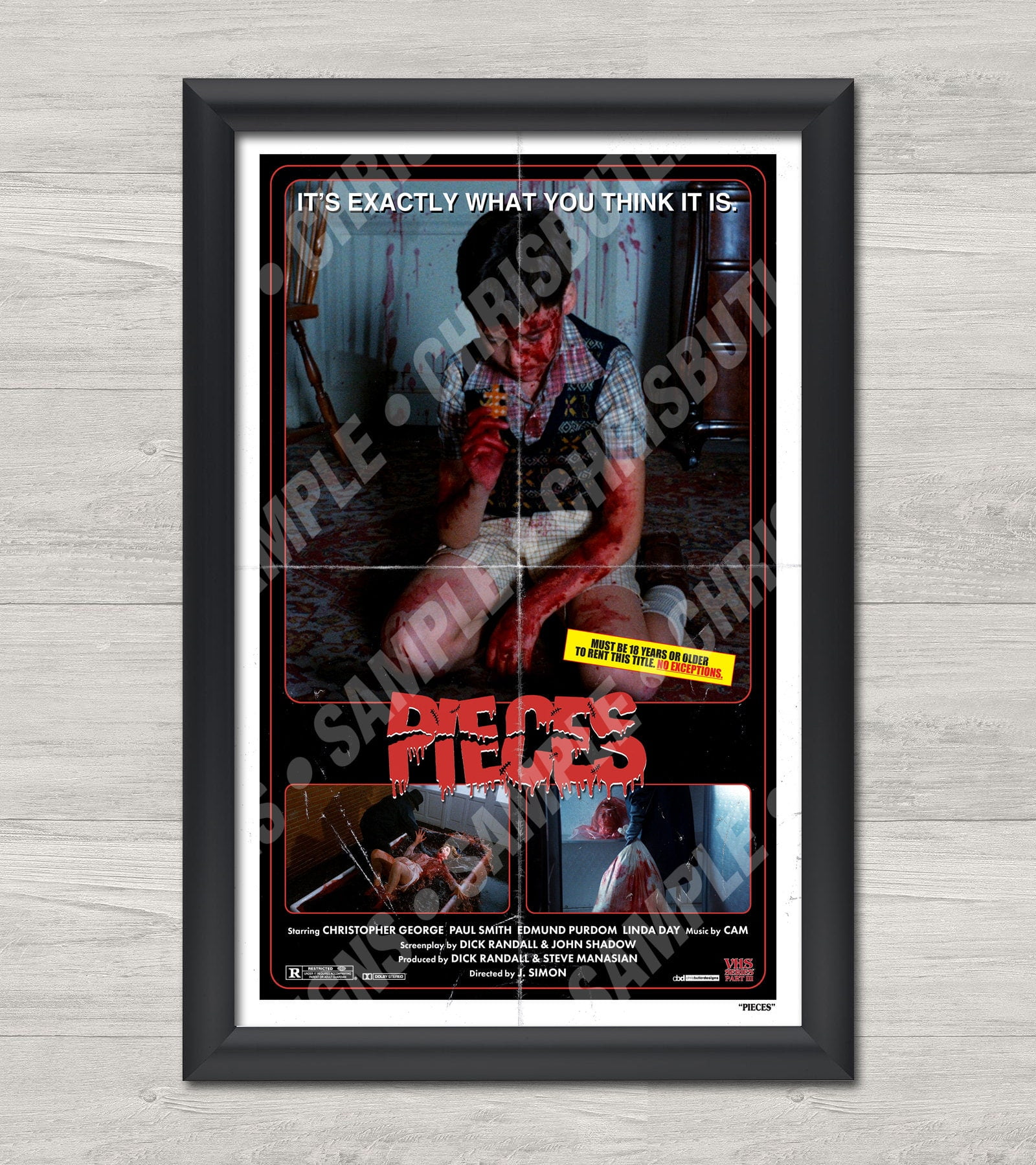 POSTER Pieces (VHS Series III) Movie Poster-UNFRAMED - Walmart.com