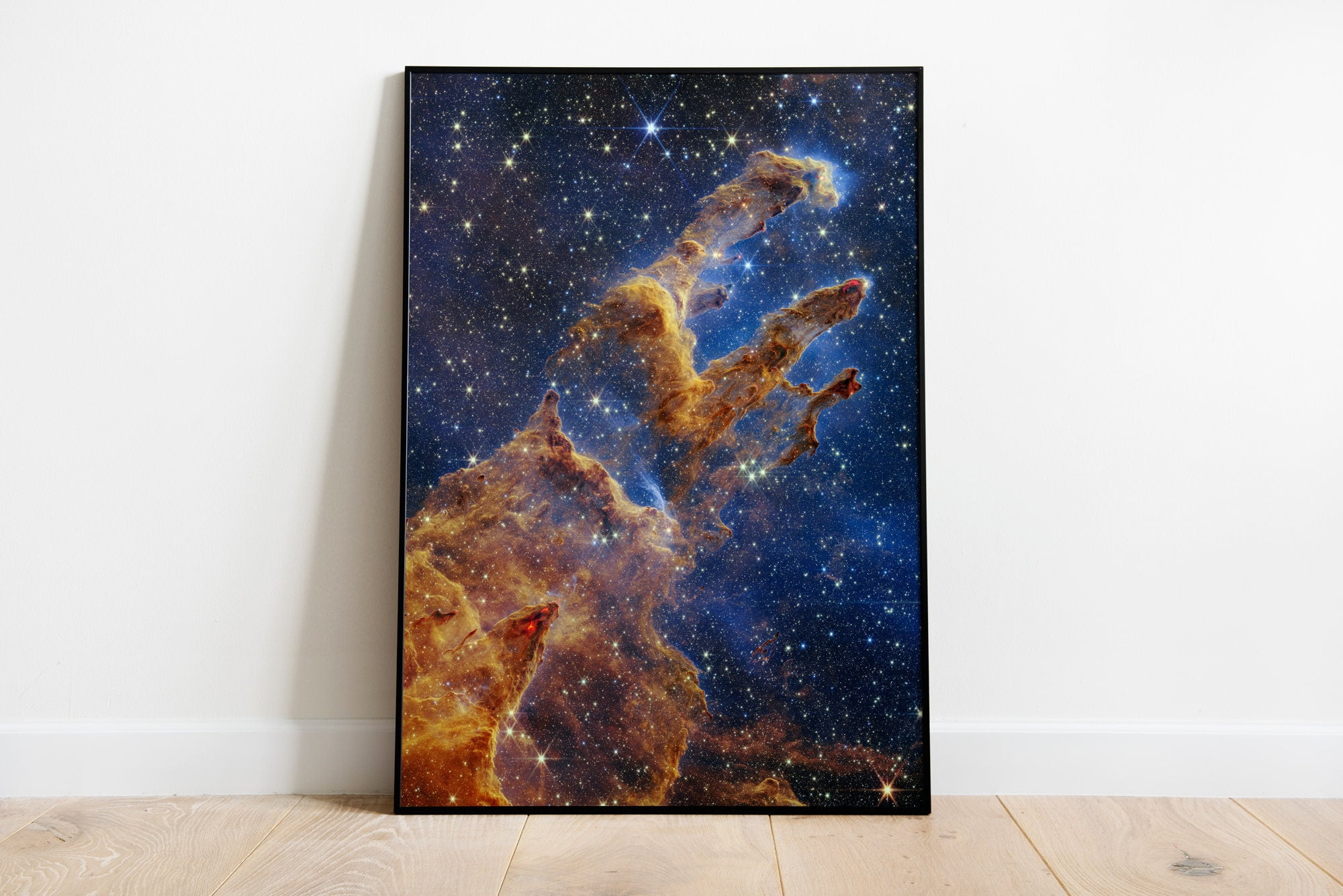POSTER Pillars of Creation James Webb, James Webb Space Telescope ...