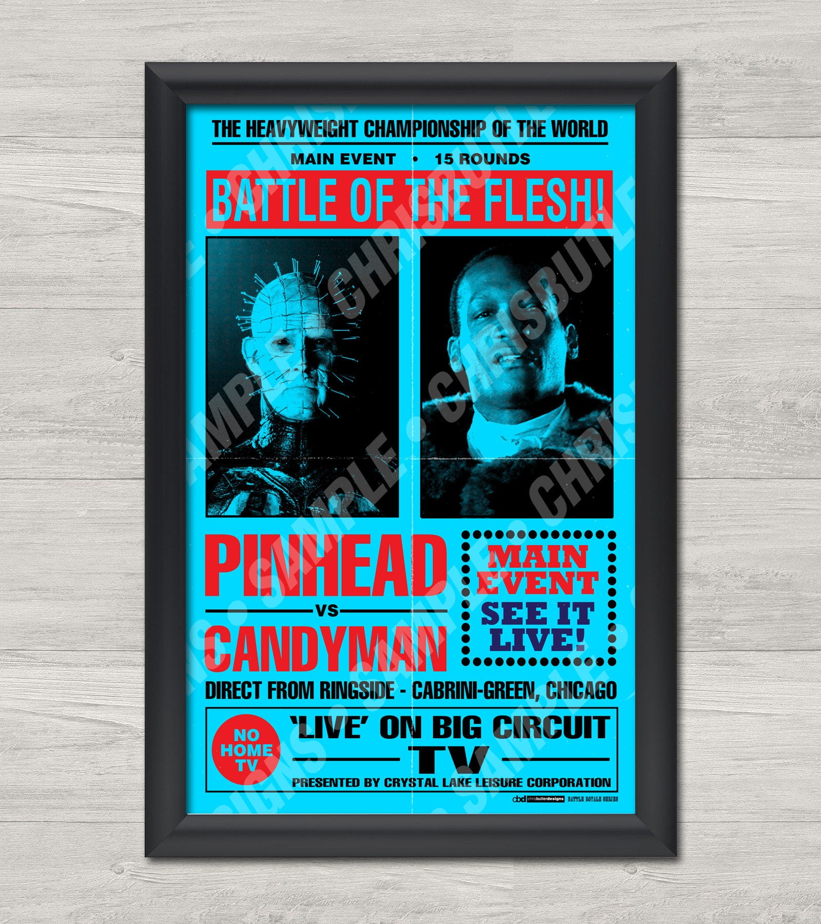 POSTER Pinhead Vs. Candyman (Battle Royale Series) Movie Poster ...