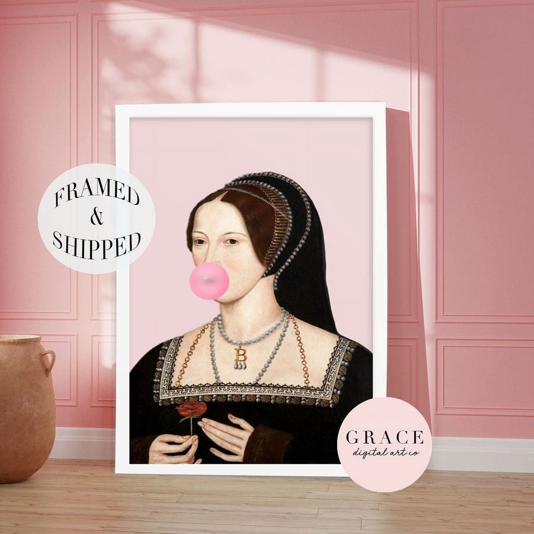POSTER Pink Anne Boleyn Tudors Poster -UNFRAMED - Walmart.com