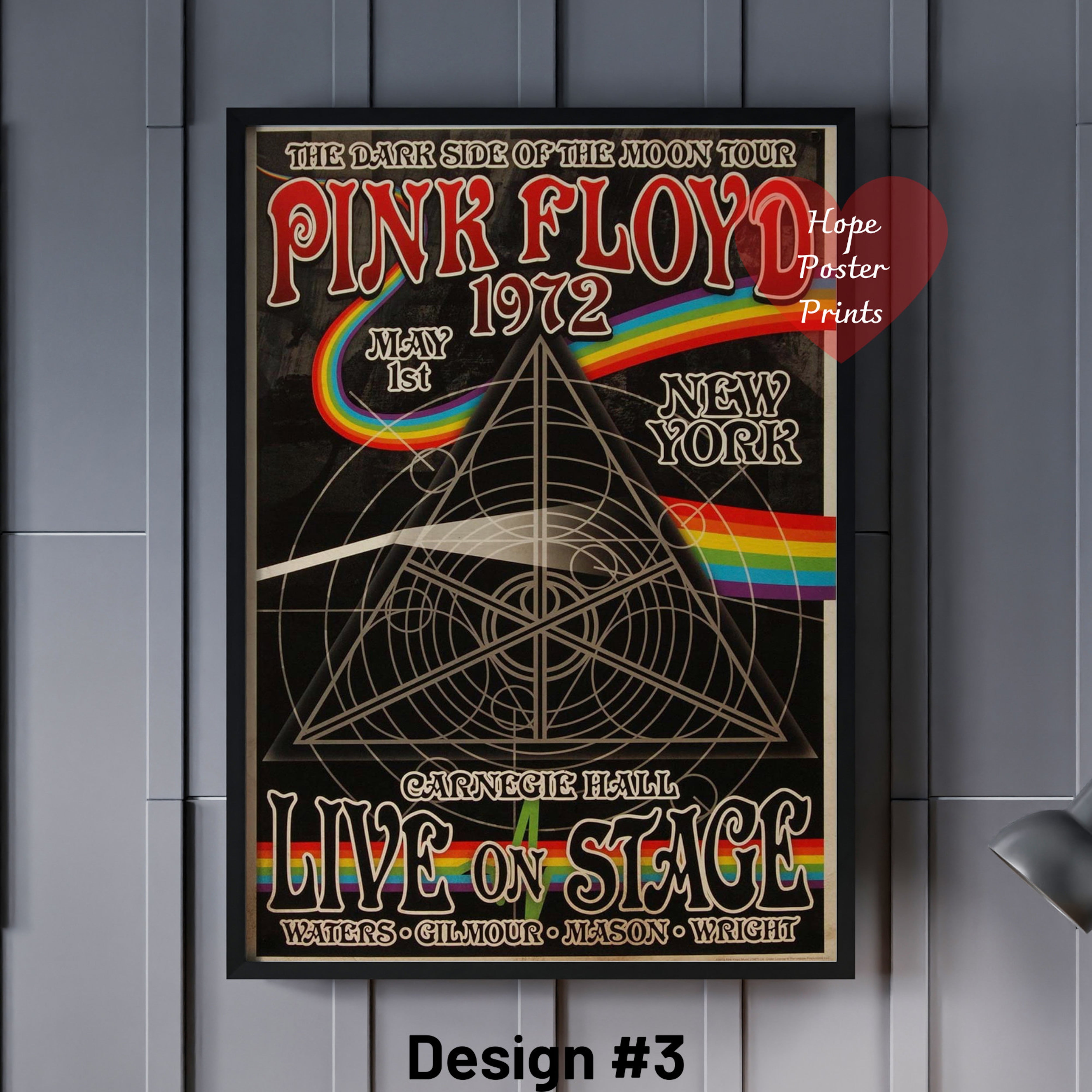 POSTER Pink Floyd Poster, Pink Floyd The Dark Side of the Moon Album ...