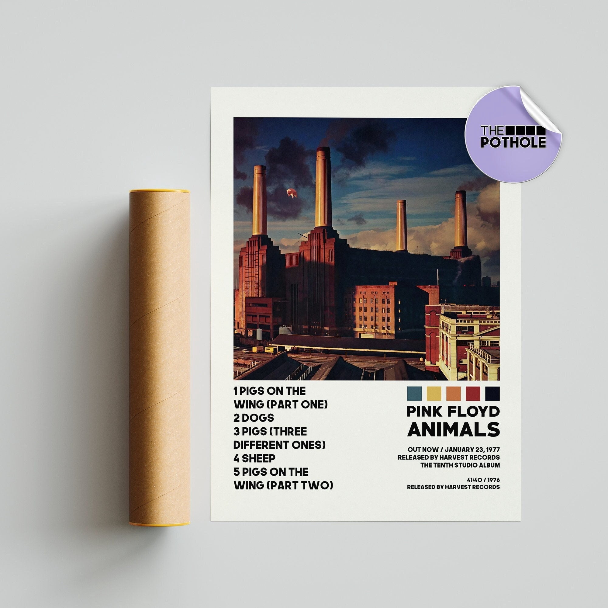 POSTER Pink Floyd Posters / Animals Poster, Pink Floyd, Album Cover ...
