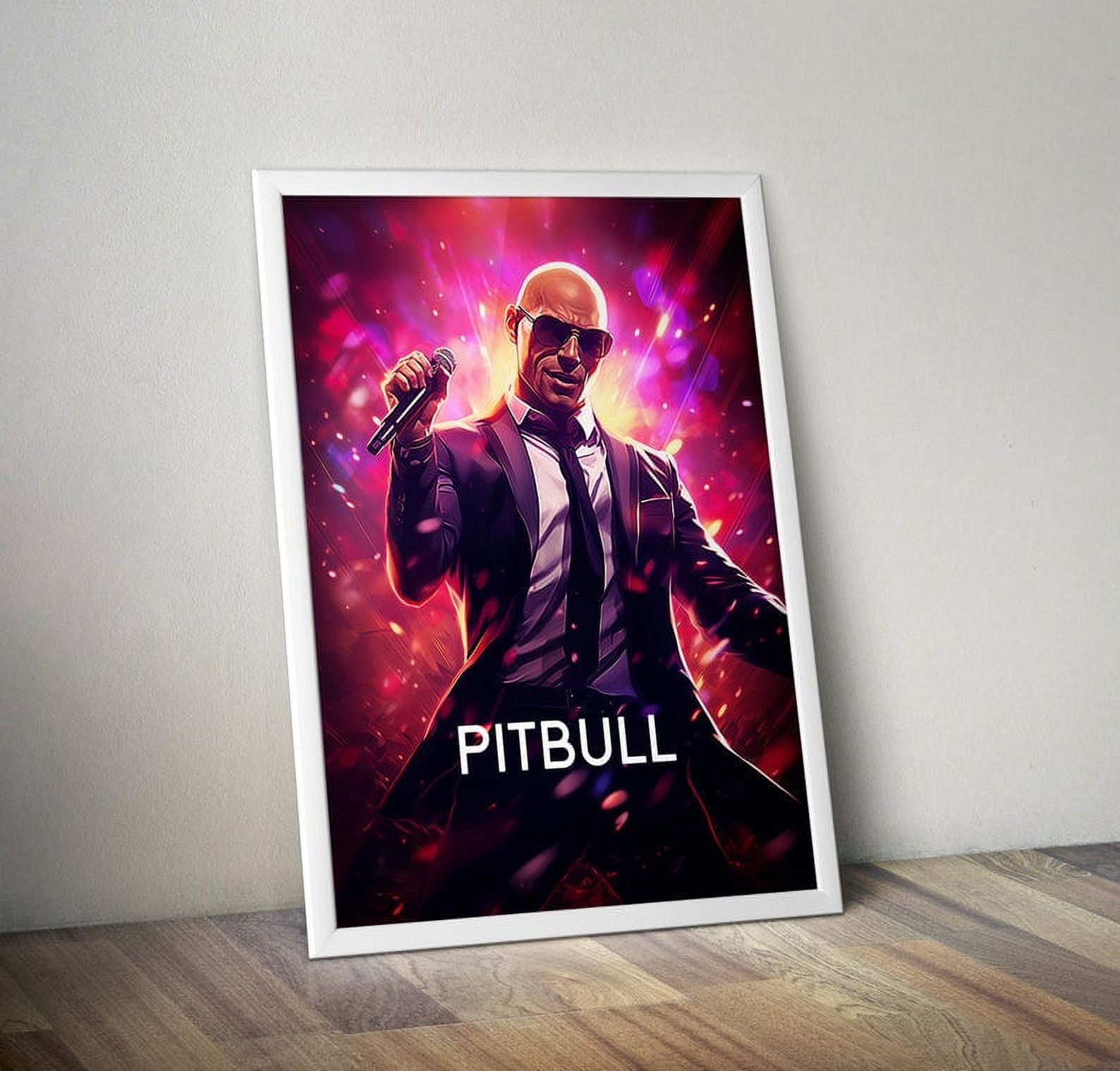 POSTER Pitbull Poster Print | Artist Illustration Poster | Artist ...