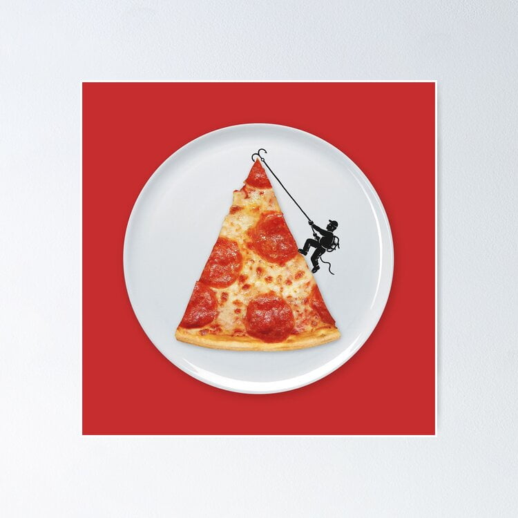 POSTER Pizza Topping POSTER UNFRAMED, 8x12 - Walmart.com