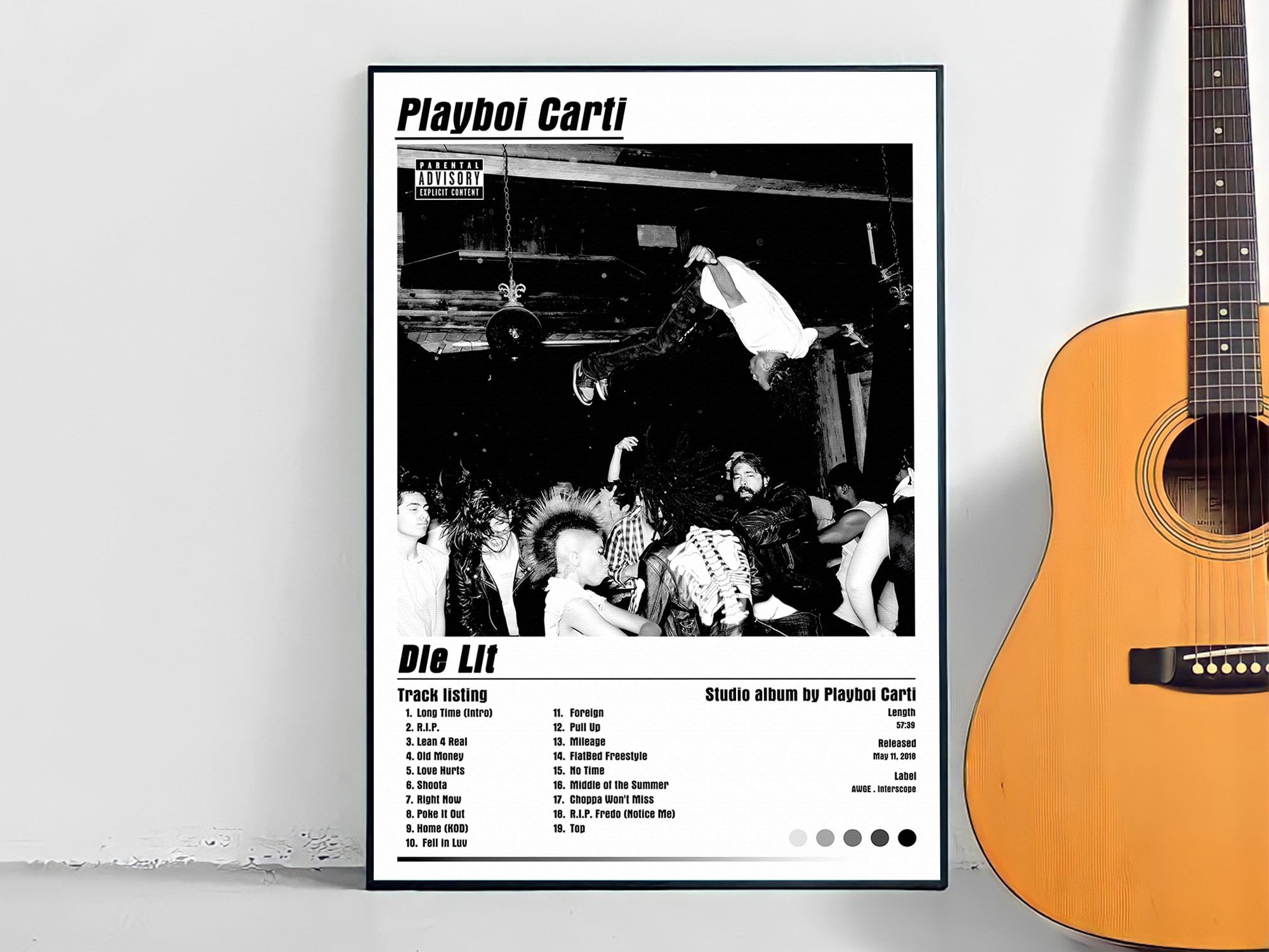 POSTER Playboi Carti - Die Lit | Album Cover Poster-UNFRAMED - Walmart.com