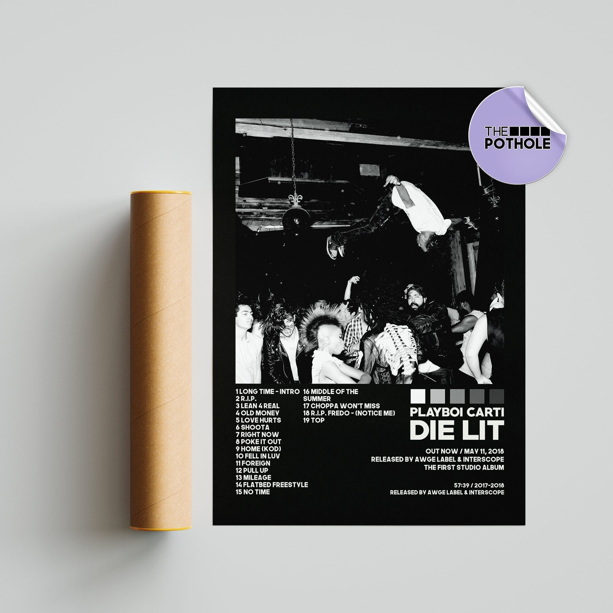 POSTER Playboi Carti Posters / Die Lit Poster, Tracklist Album Cover ...