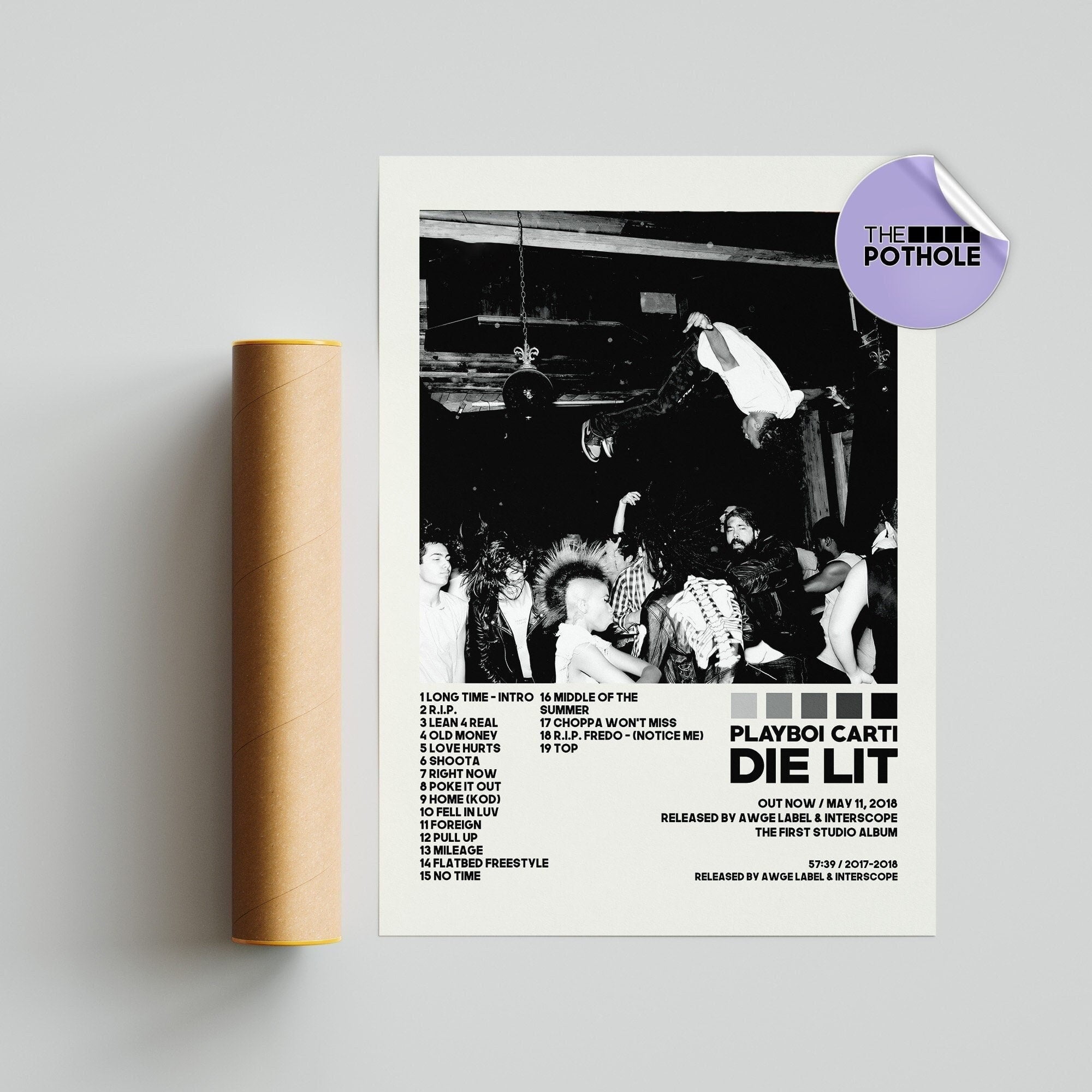 POSTER Playboi Carti Posters / Die Lit Poster, Tracklist Album Cover ...
