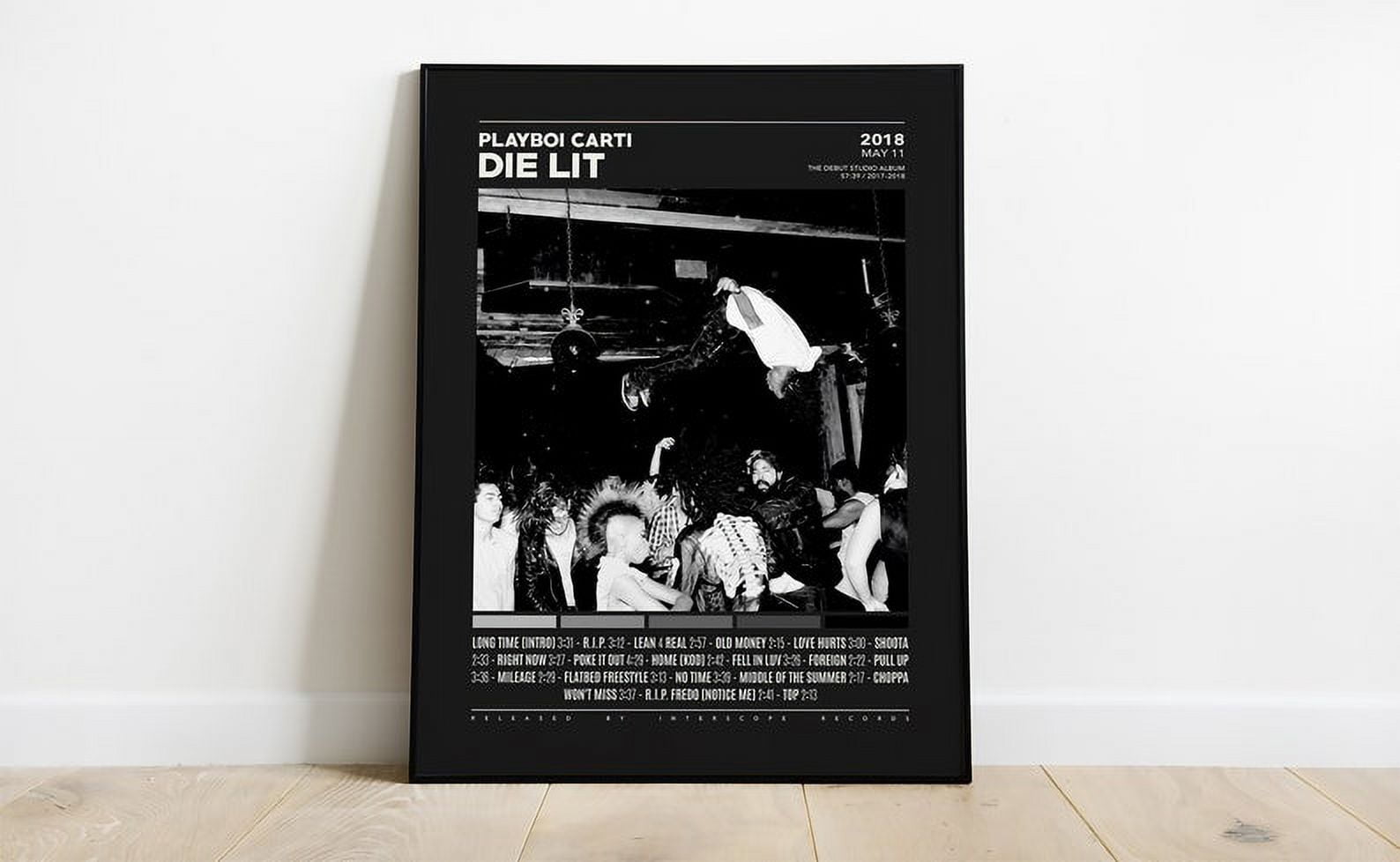 POSTER Playboi Carti Posters / Die Lit Poster, Tracklist Album Cover Poster, Print Wall Art ...