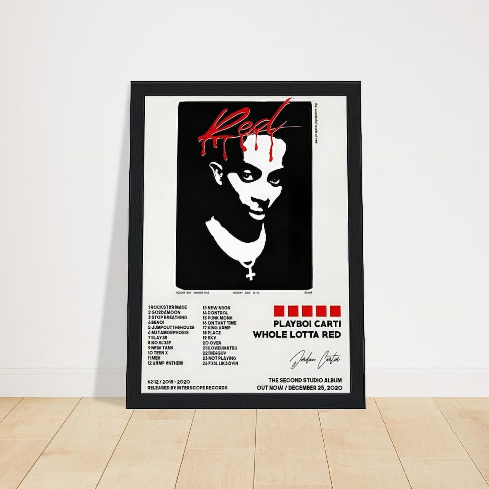 POSTER Playboi Carti Whole Lotta Red Album Cover Poster | A4 A3 A2 ...