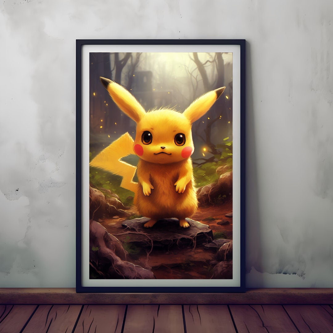 POSTER Pokemon Pikachu Poster - High-Quality Gaming Wall Art Posters by ...