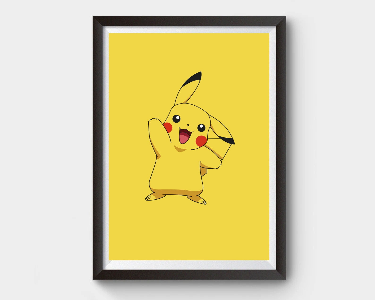 POSTER Pokemon Pikachu Poster, minimalist movie poster, minimal movie ...