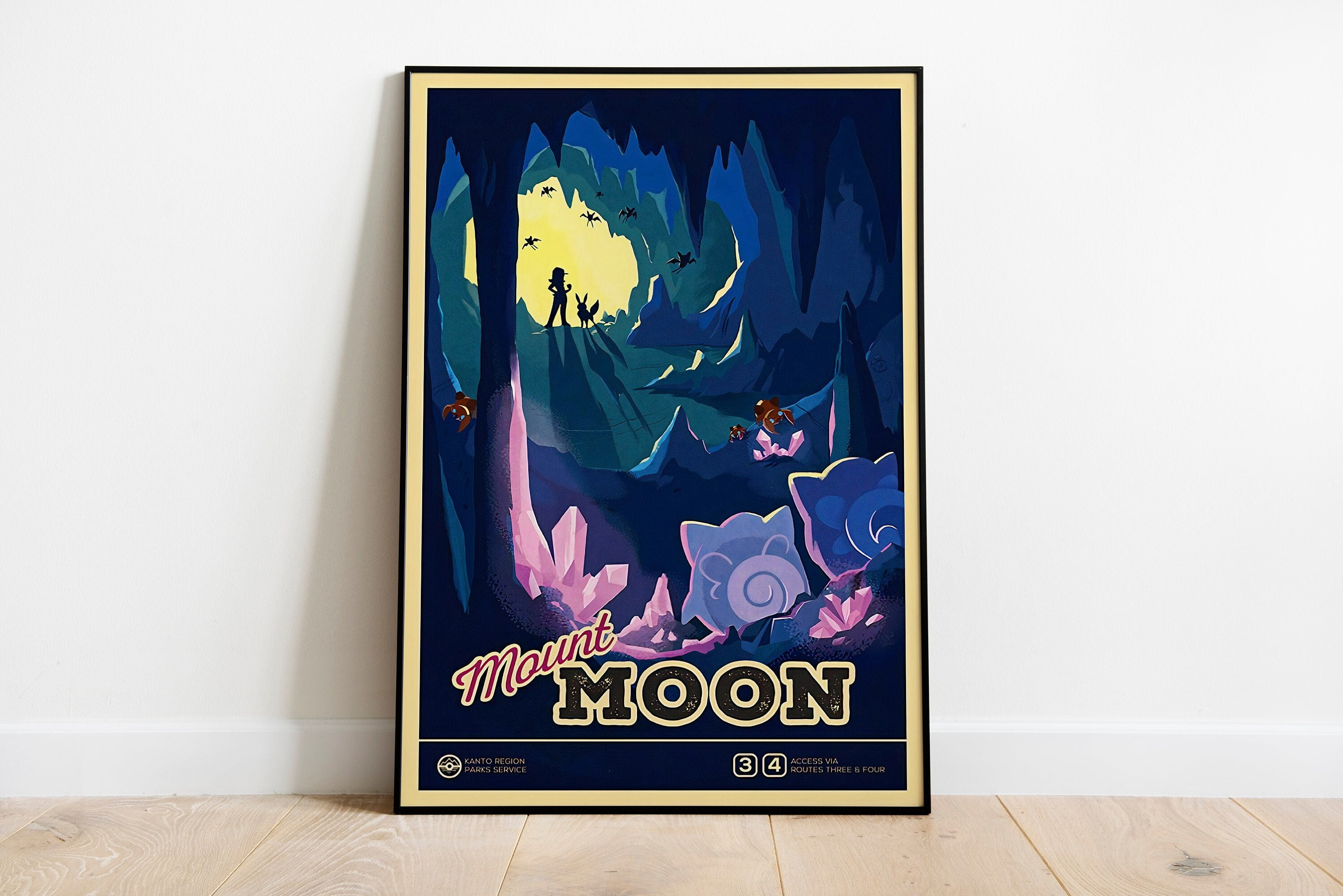 POSTER Pokemon Poster - Pokemon Travel Poster - Pokemon - Pokemon Wall ...