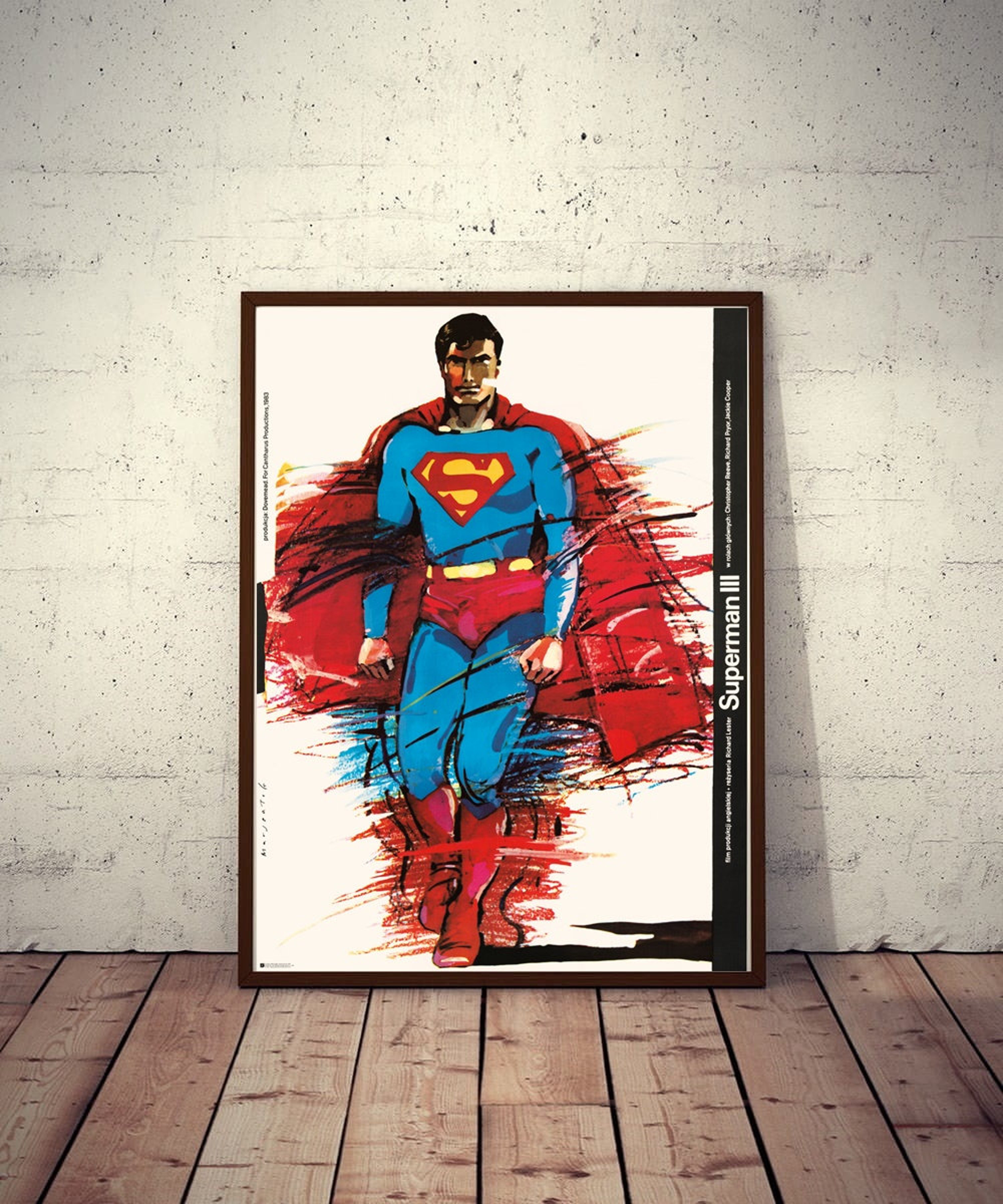 POSTER Polish Movie Poster SUPERMAN III Christopher Reeve Limited ...