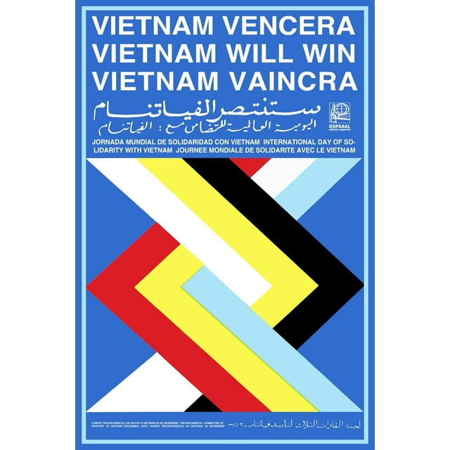 POSTER Political Poster.Home Room art wall.Vietnam Solidarity.Cold War ...