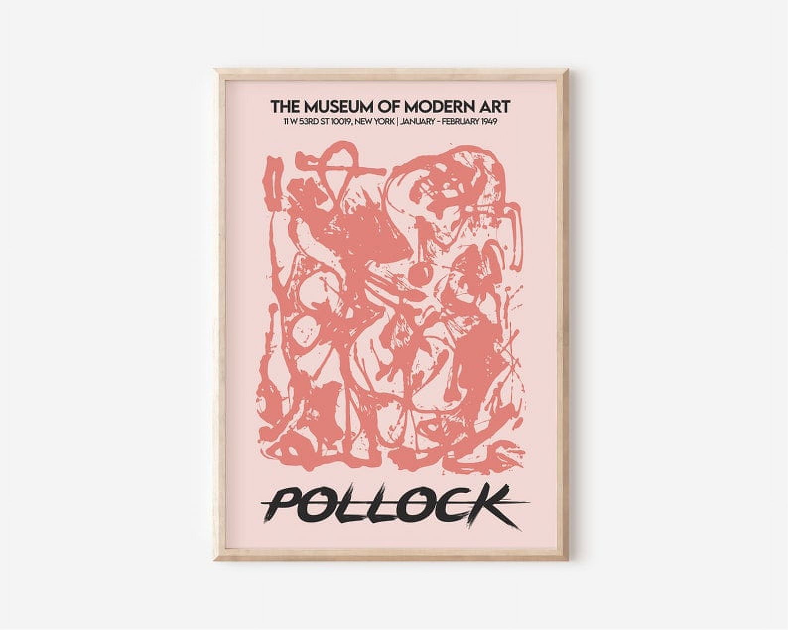 POSTER Pollock Art Exhibition Poster, Jackson Pollock Print, , Jackson ...