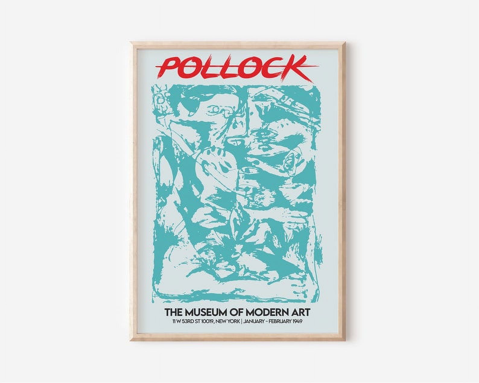POSTER Pollock Art Exhibition Poster, Jackson Pollock Print, , Jackson ...