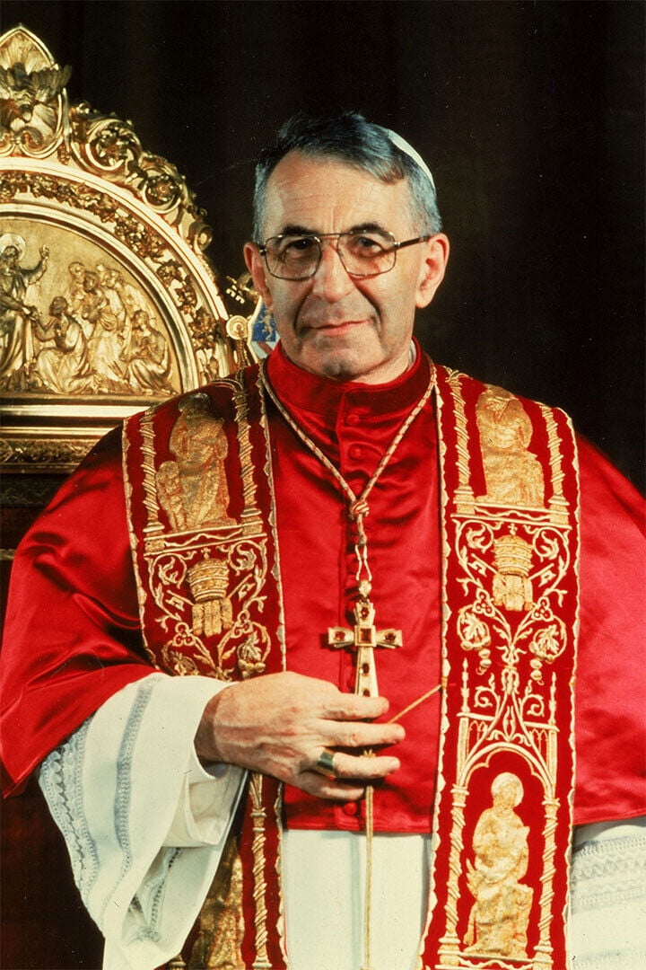 POSTER Pope John Paul I At Inaugural Mass Painting Print Wall Home ...