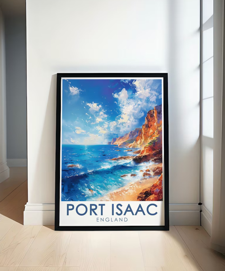 POSTER Port Isaac Art Collection - Coastal Path Poster-12x18-UNFRAMED ...