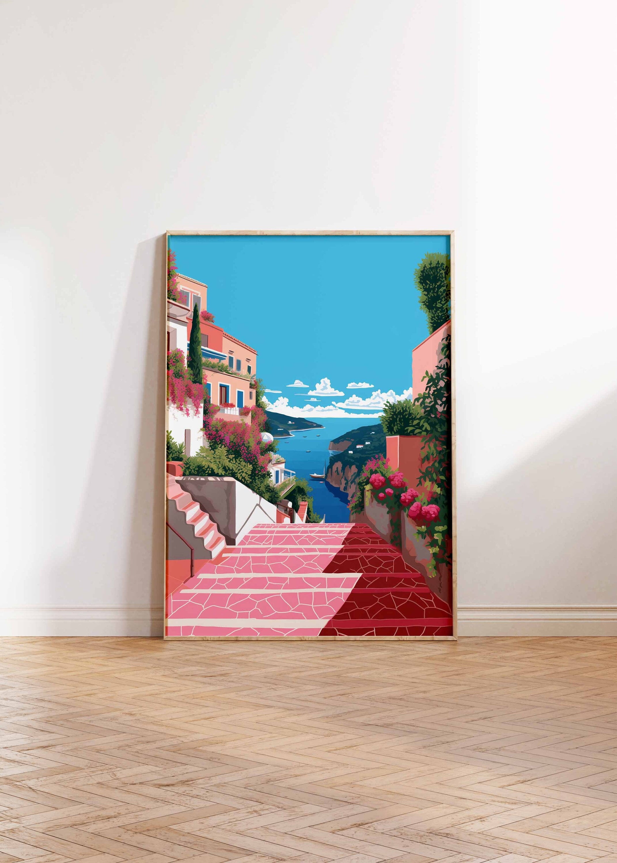 POSTER Positano Italy Travel Print Positano Wall Decor Positano Poster ...