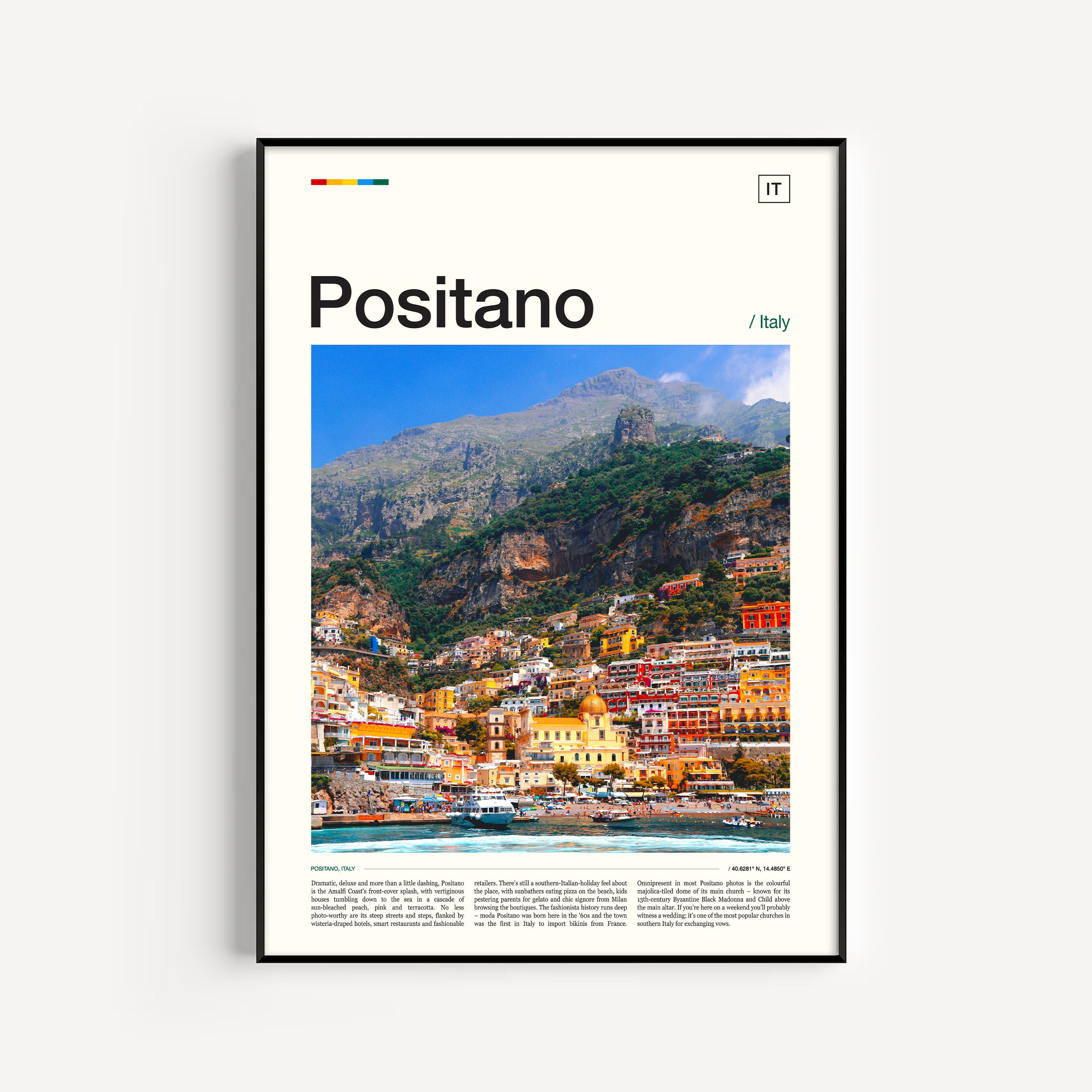 POSTER Positano Print, Positano Poster, Positano Wall Art, Positano Art ...