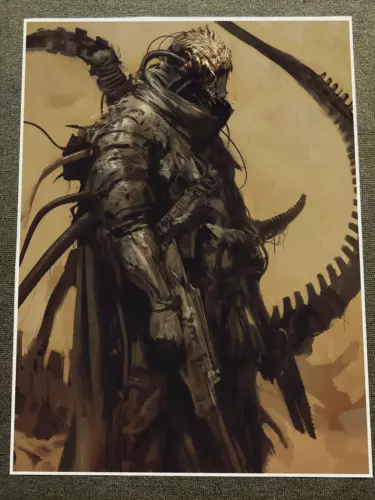 POSTER Post-Apocalyptic Bio-Soldier â€“ Intricate Mechanical Armor ...