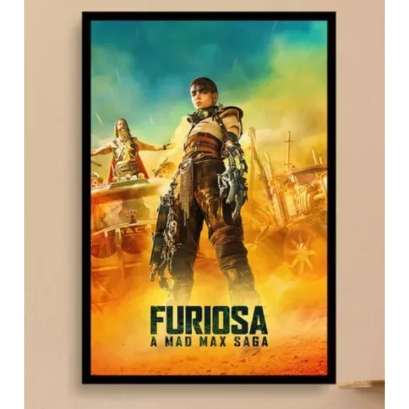 POSTER Post-Apocalyptic Poster, Furiosa-Inspired Artwork, Bold Wall ...