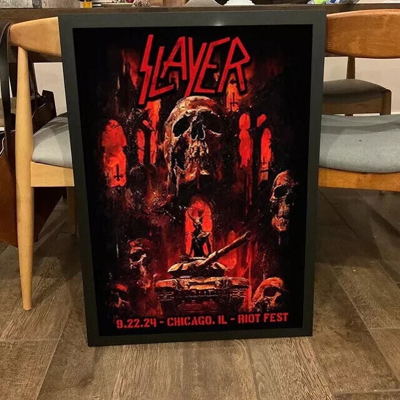 POSTER Poster 2024, Poster Slayer Chicago, IL Riot Fest Sept 22, 2024 ...