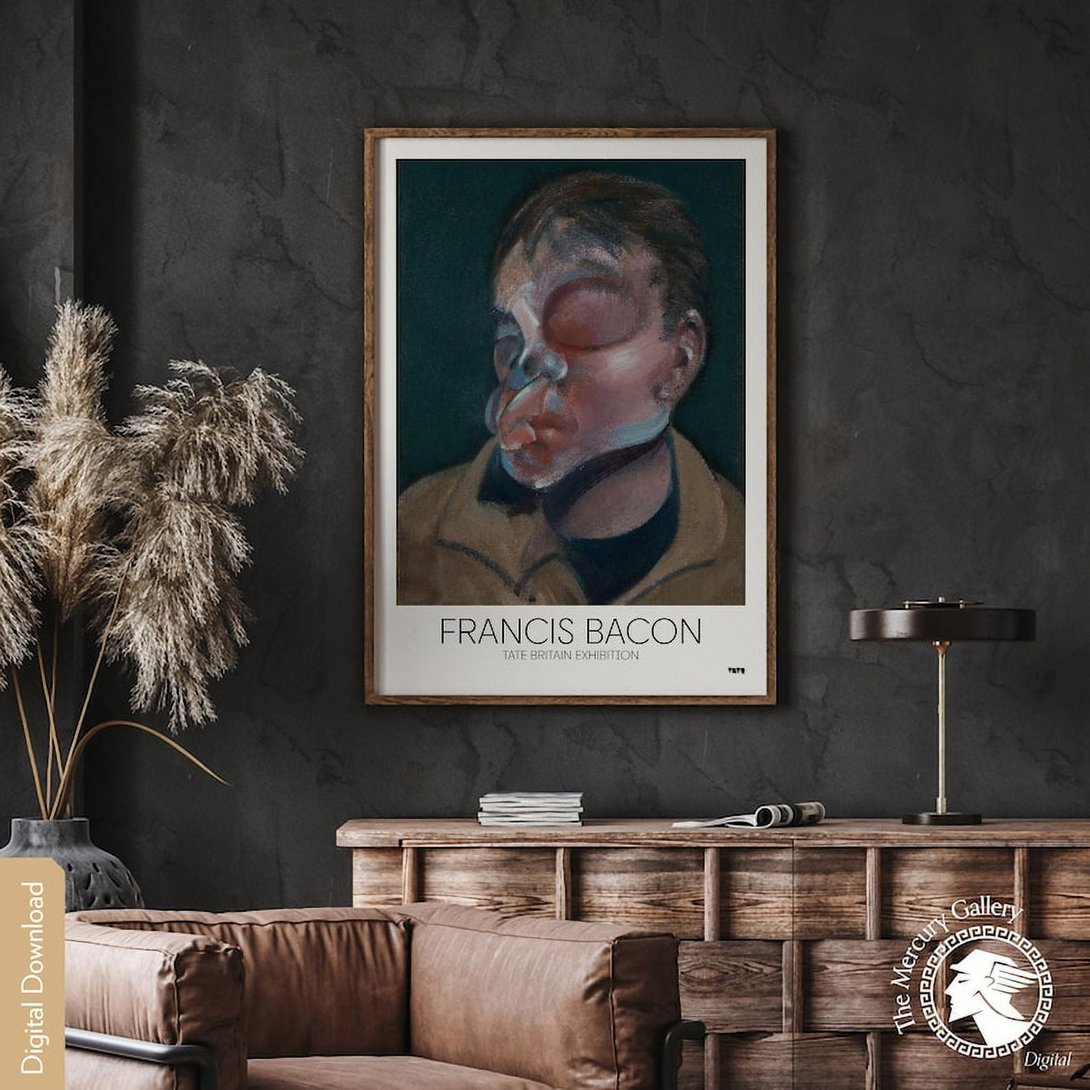POSTER Poster Francis Bacon, Surrealist Art, Self-Portrait, Interior ...