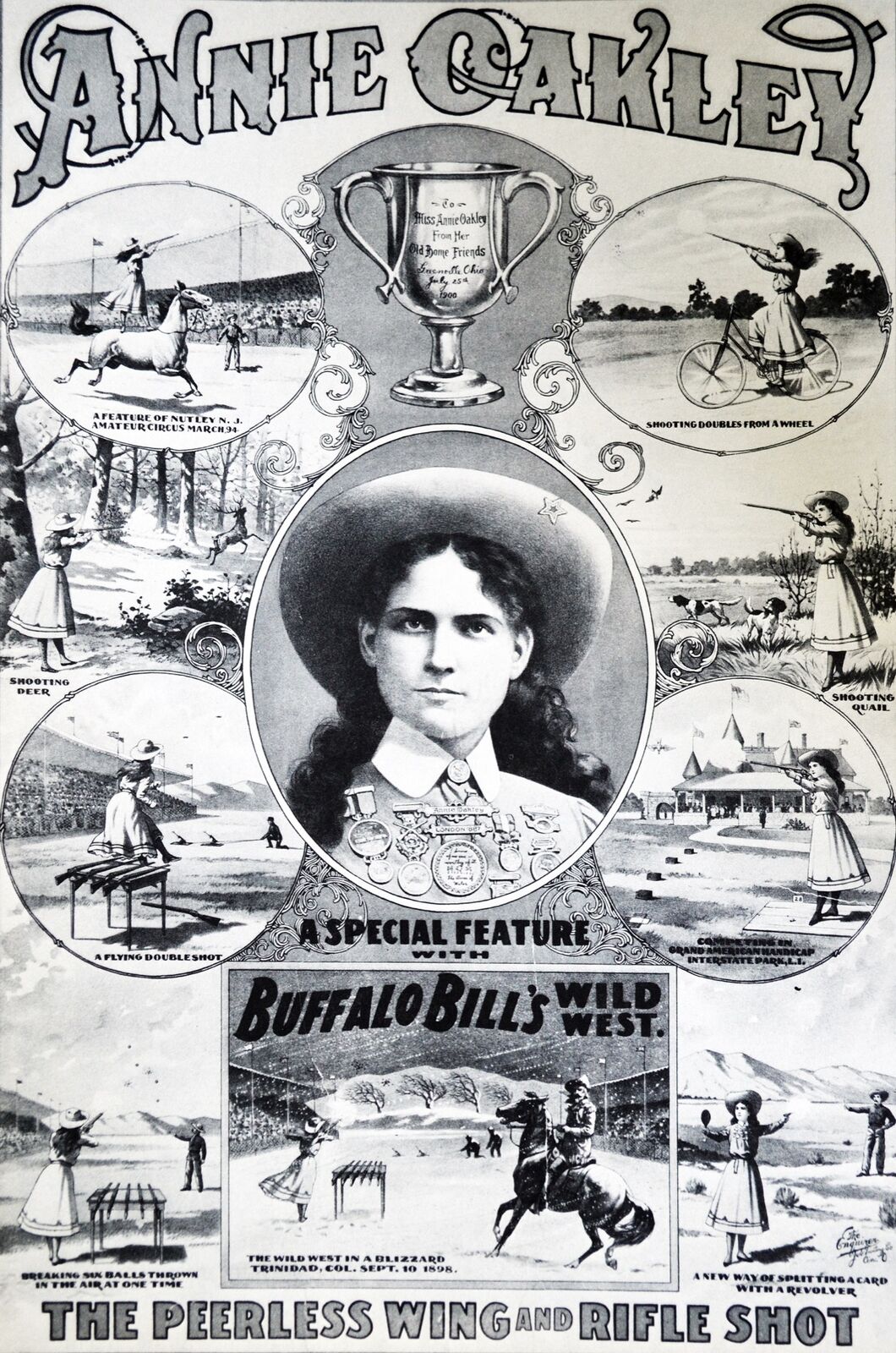 POSTER Poster decoration.Home interior.Room Wall design.Annie Oakley ...