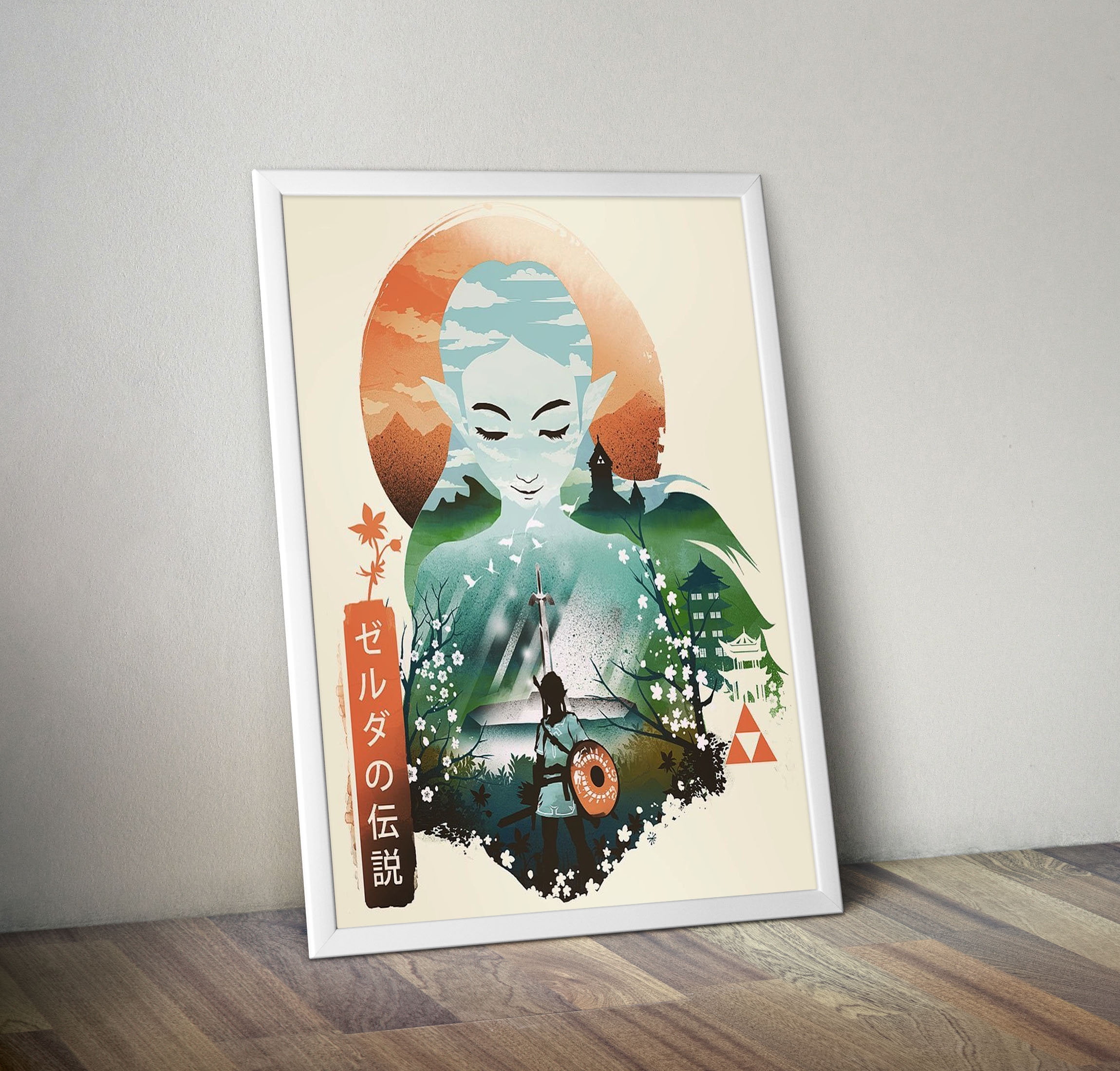POSTER Princess Zelda Poster The Legend of Zelda Poster Hylian ...