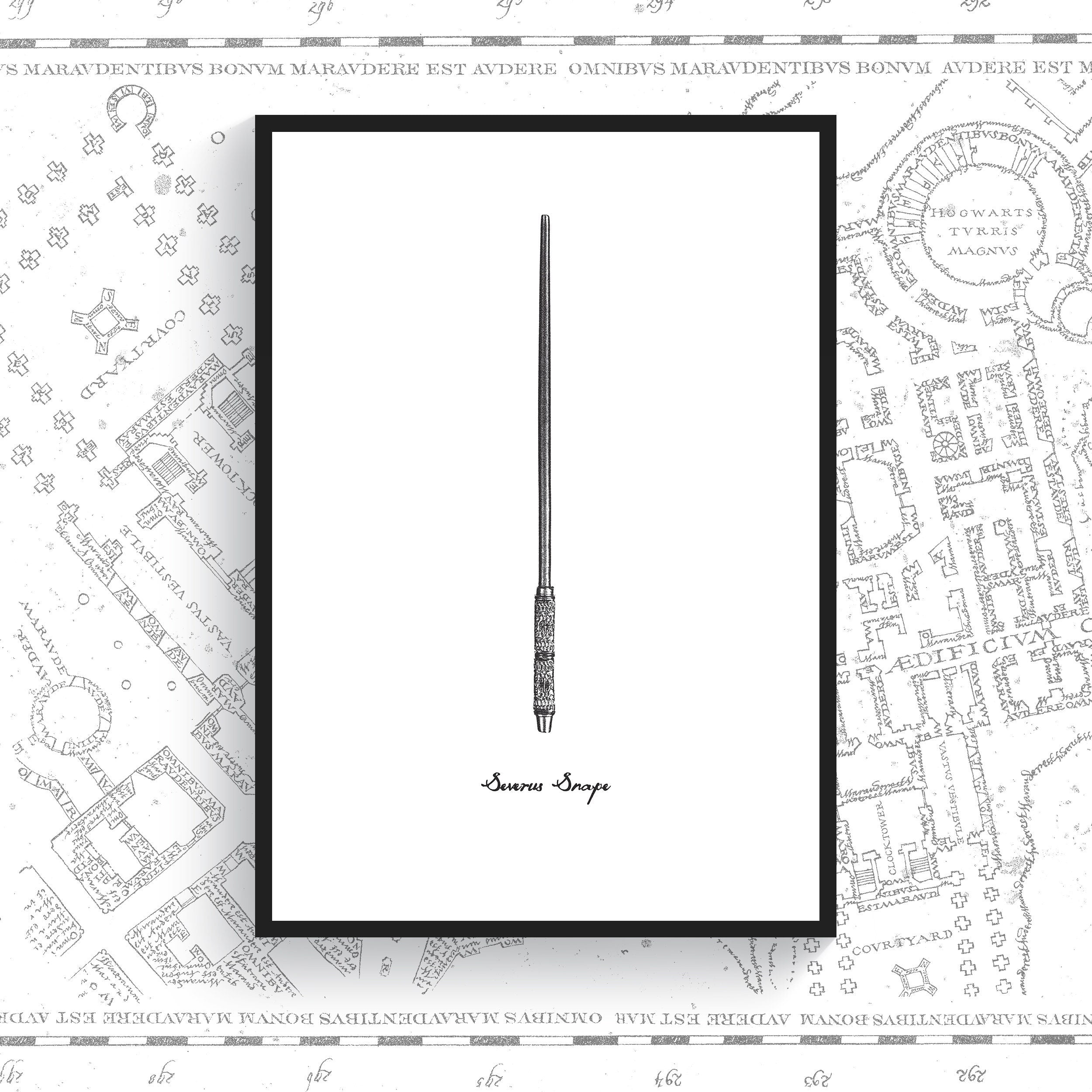 POSTER Professor Snape Harry Potter Wizarding World Deathly Hallows ...