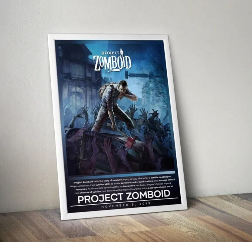 POSTER Project Zomboid Poster | Zombie Game Prints | Gaming Posters | 4 ...