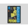 POSTER Psycho 1960 Movie Poster. Alfred Hitchcock Movie. Anthony ...