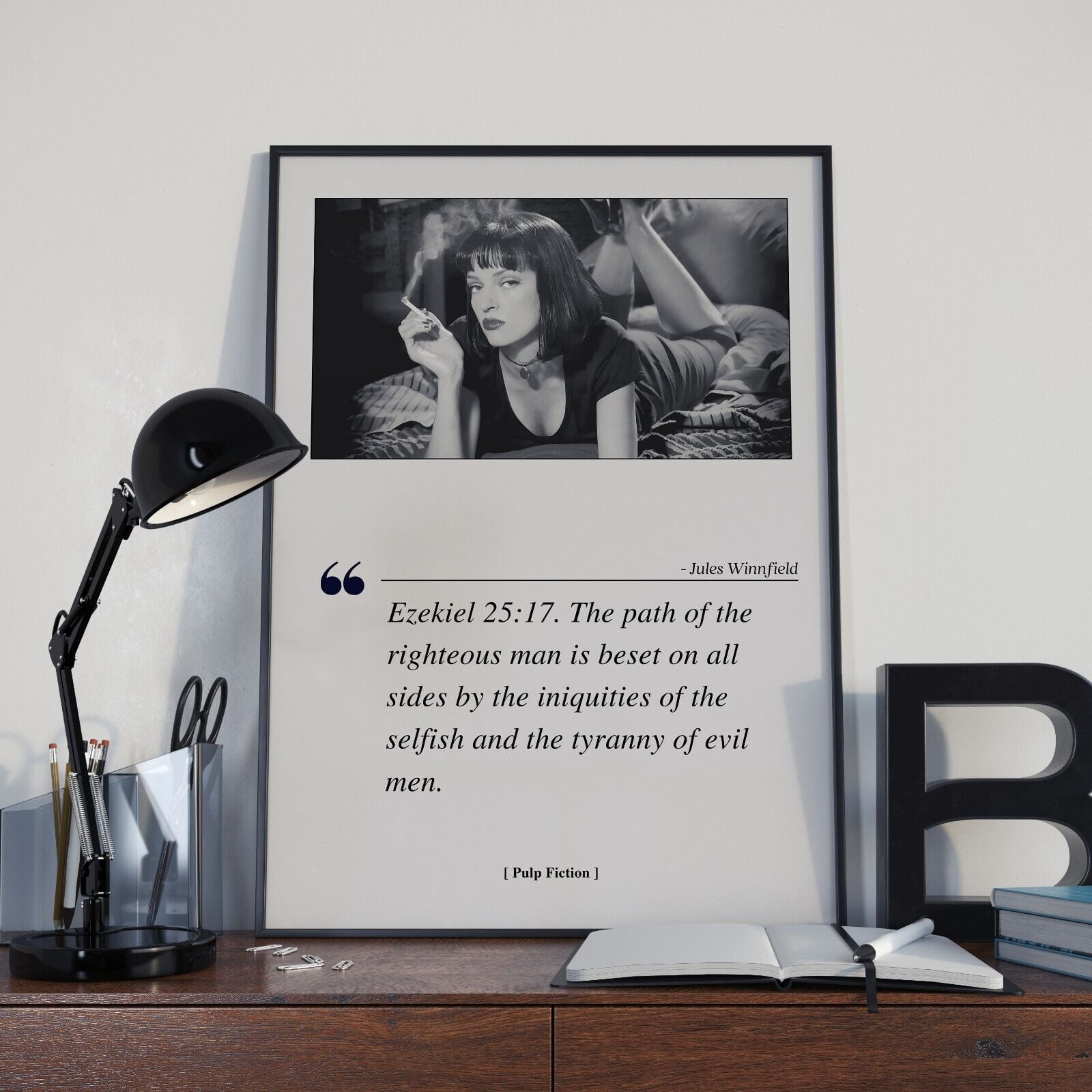 POSTER Pulp Fiction Movie Poster Print, Movie Quote-8x12-UNFRAMED ...