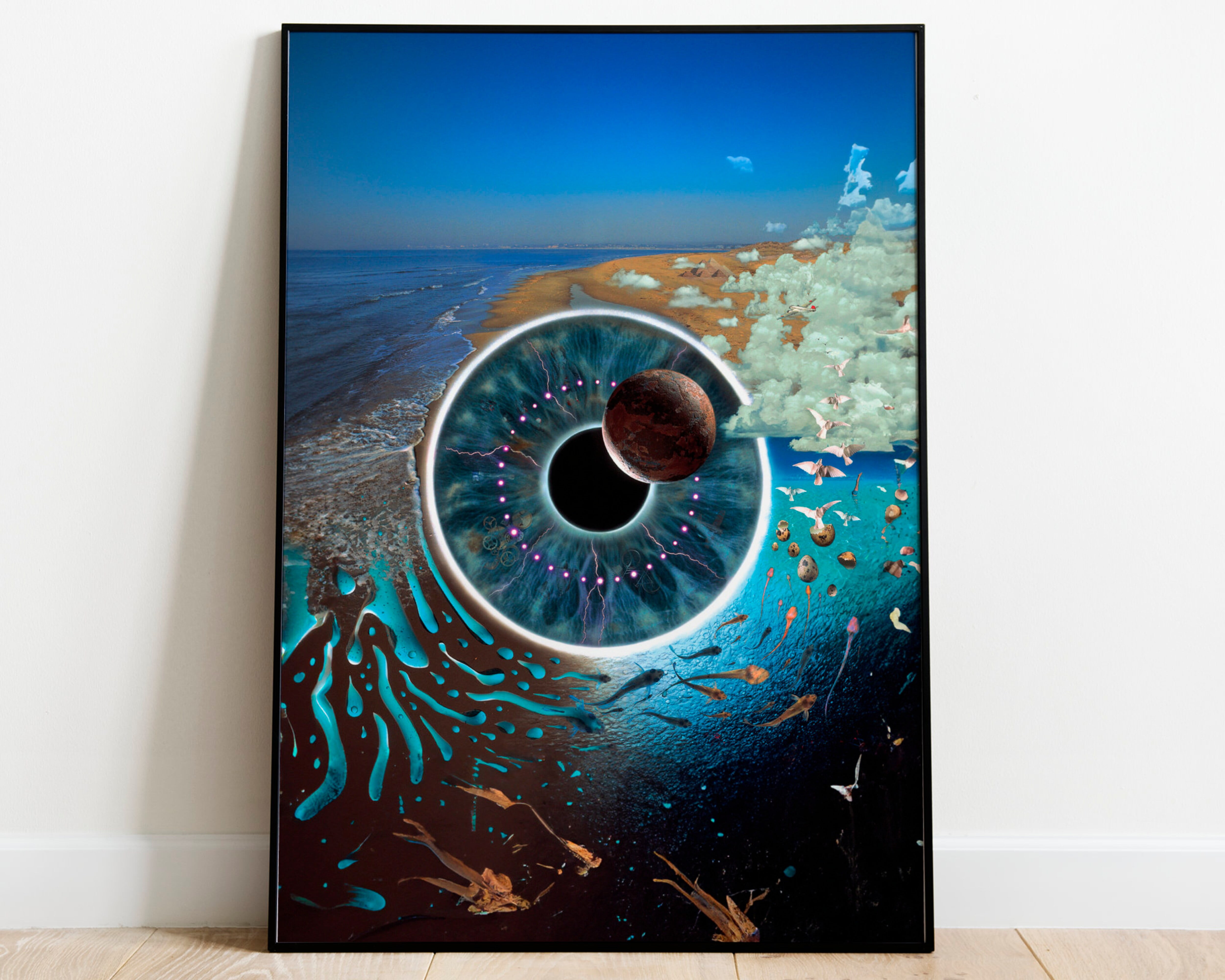 POSTER Pulse Pink Floyd Album Cover Poster Print, Pink Floyd Poster ...