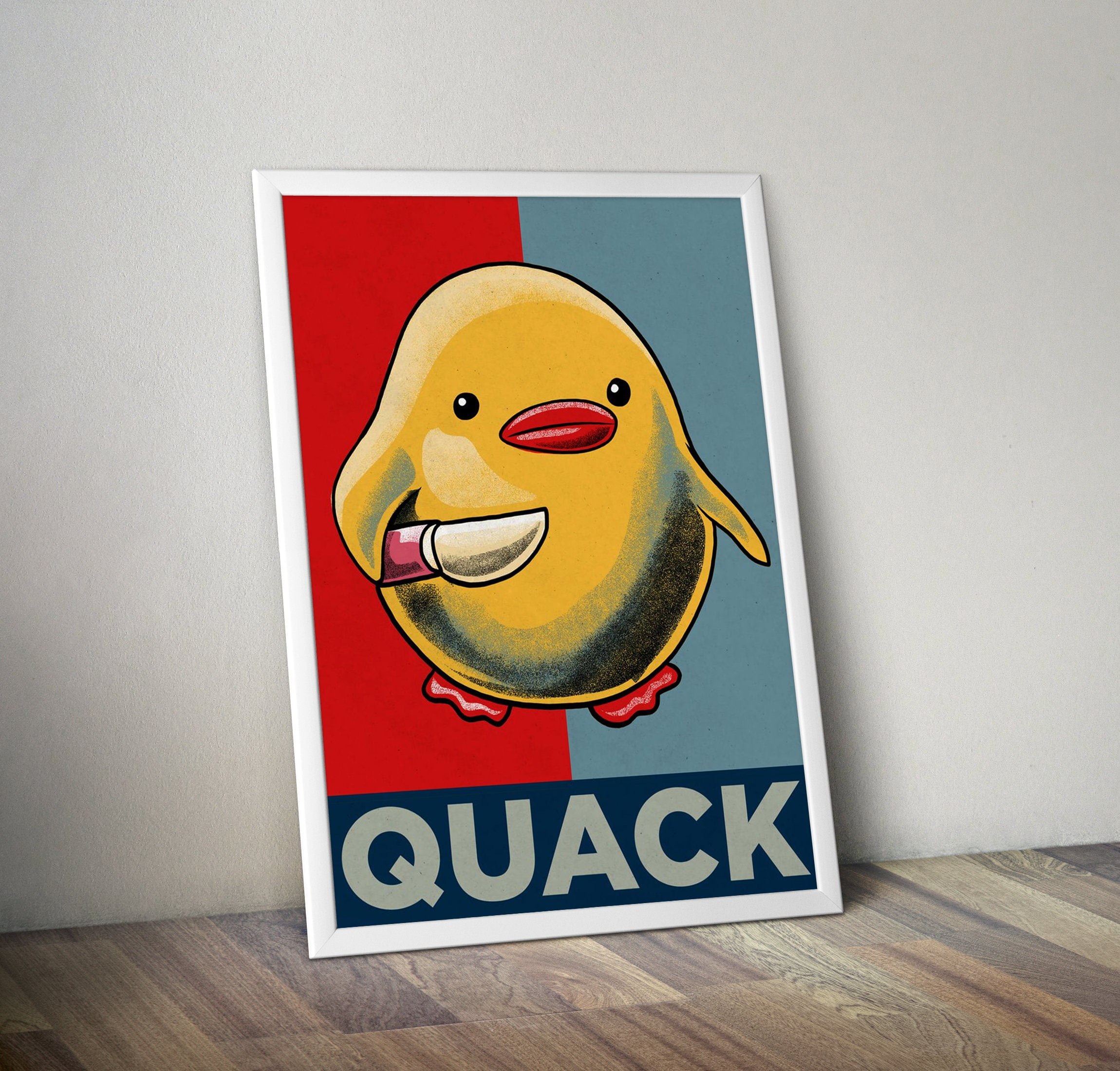 POSTER Quack Quack Meme Funny Memes Poster Funny Memes Funny Present ...